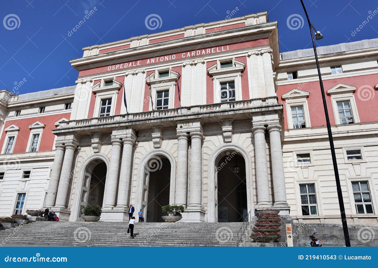 Napoli - Ingresso Dell`Ospedale Cardarelli Editorial Stock Photo ...