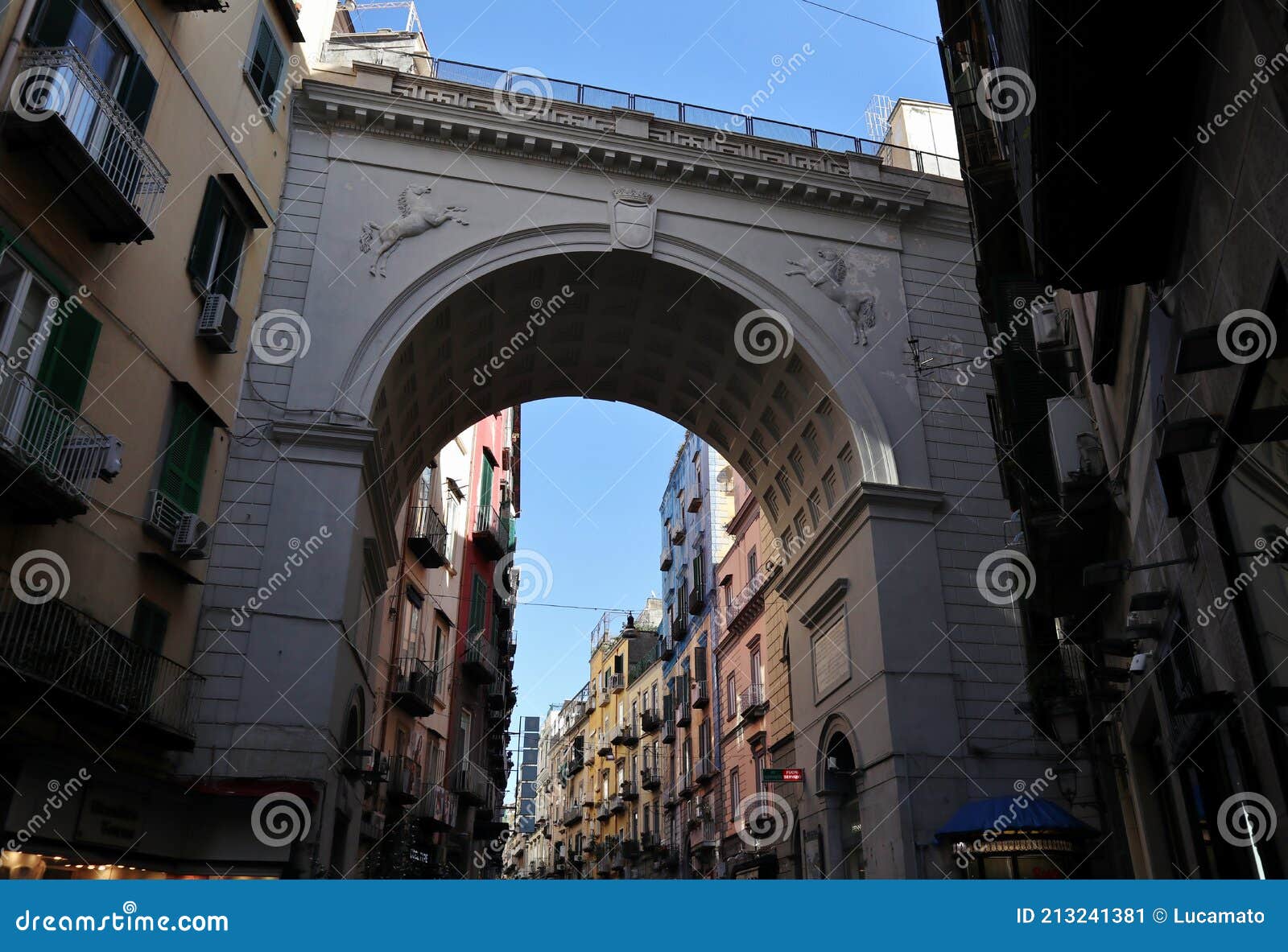 Napoli â€“ Ponte di Chiaia editorial photo. Image of restored - 213241381