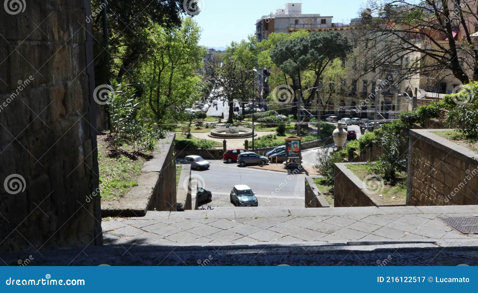 Napoli - Scorcio Dai Gradini Capodimonte Editorial Photography - Image ...