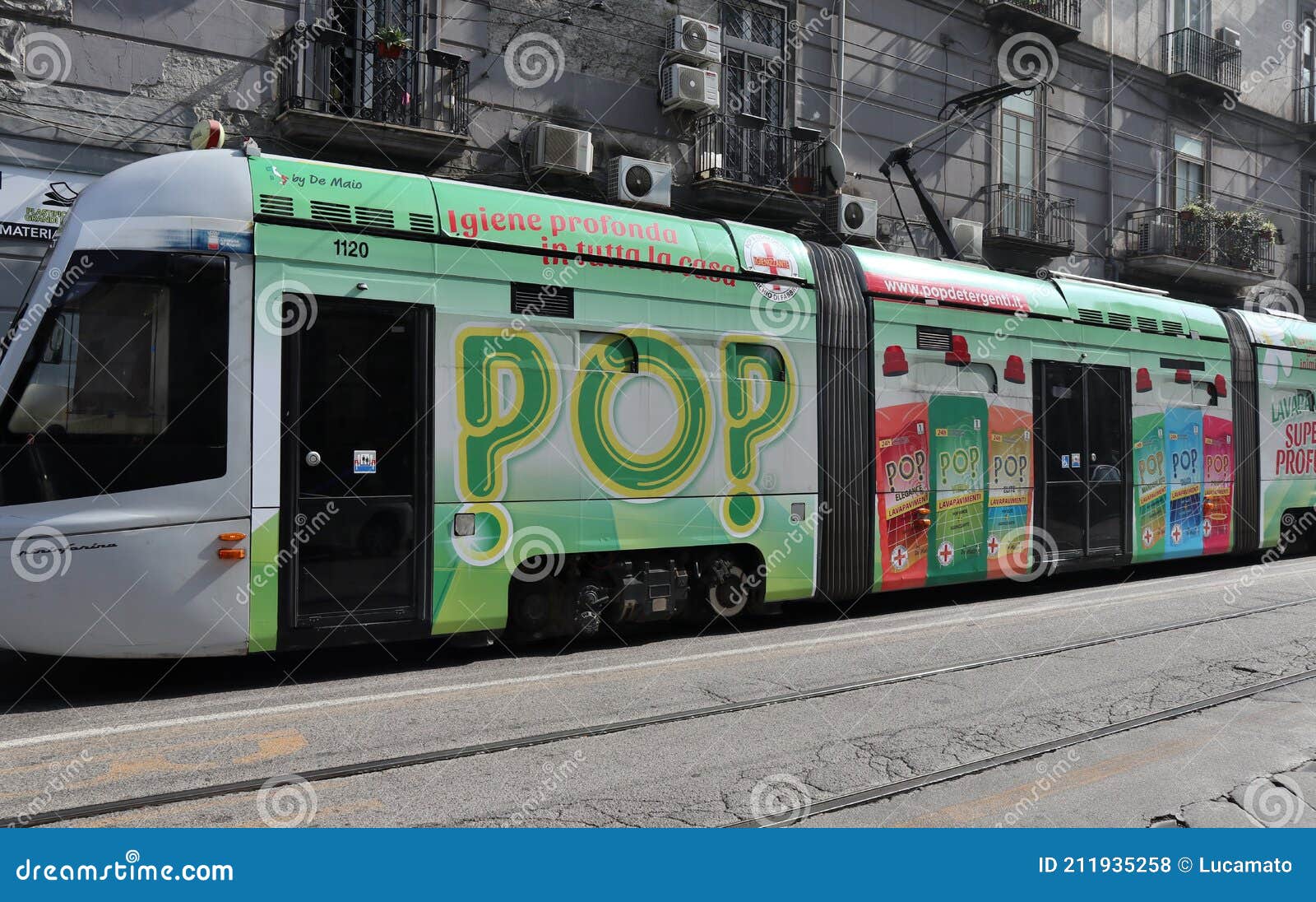 Napoli - Tram in Corso Garibaldi Editorial Stock Photo - Image of ...