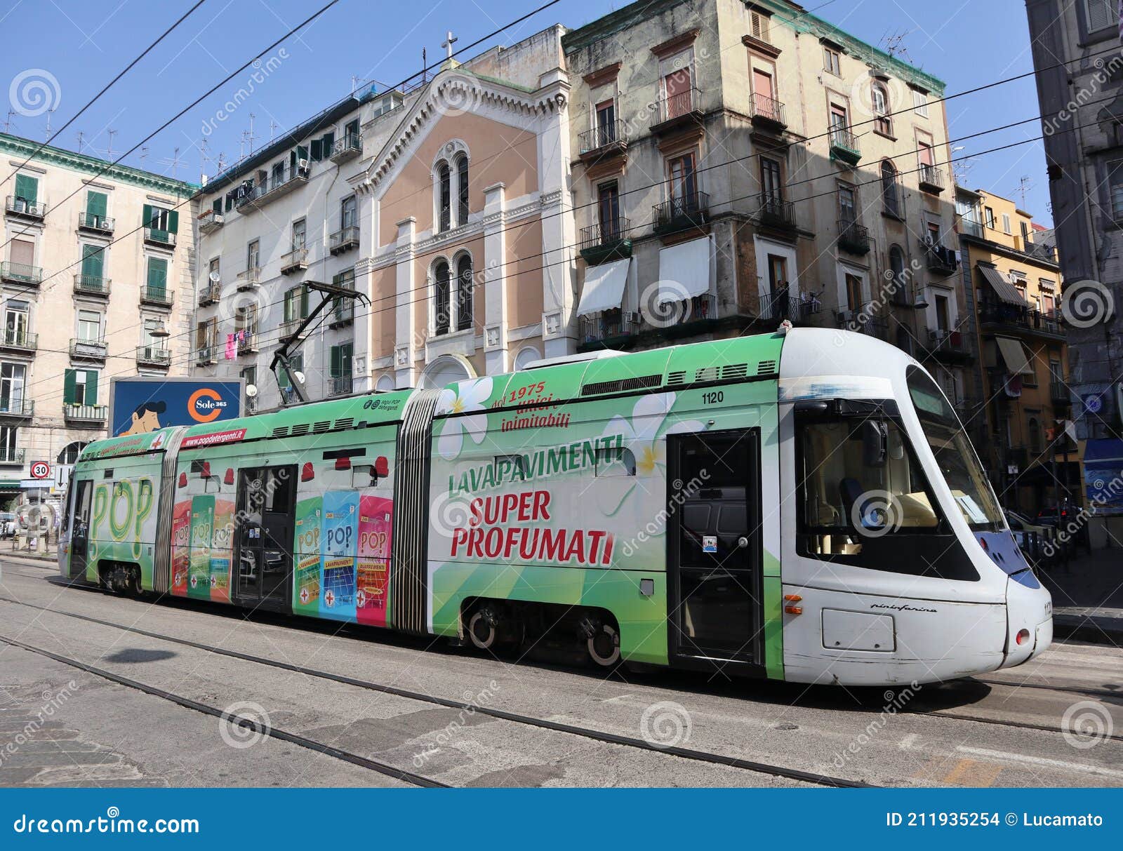 Napoli - Tram a Porta Nolana Editorial Stock Image - Image of tourists ...
