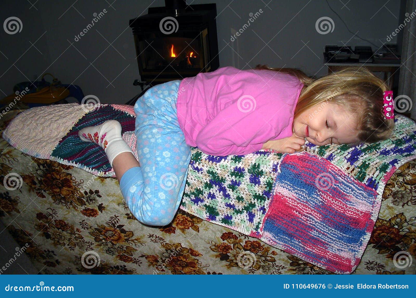 Napping on the couch stock photo. Image of daycare, child - 110649676