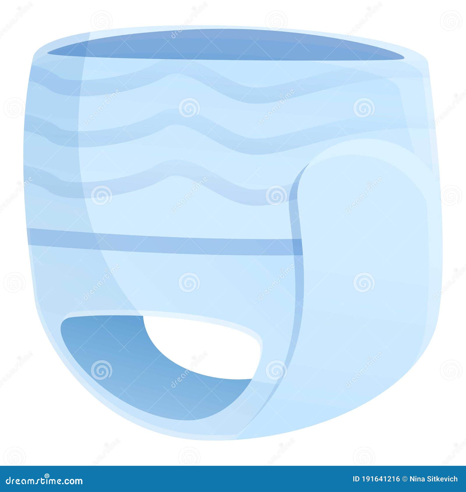 Nappy Diaper Icon, Outline Style Vector Illustration | CartoonDealer ...