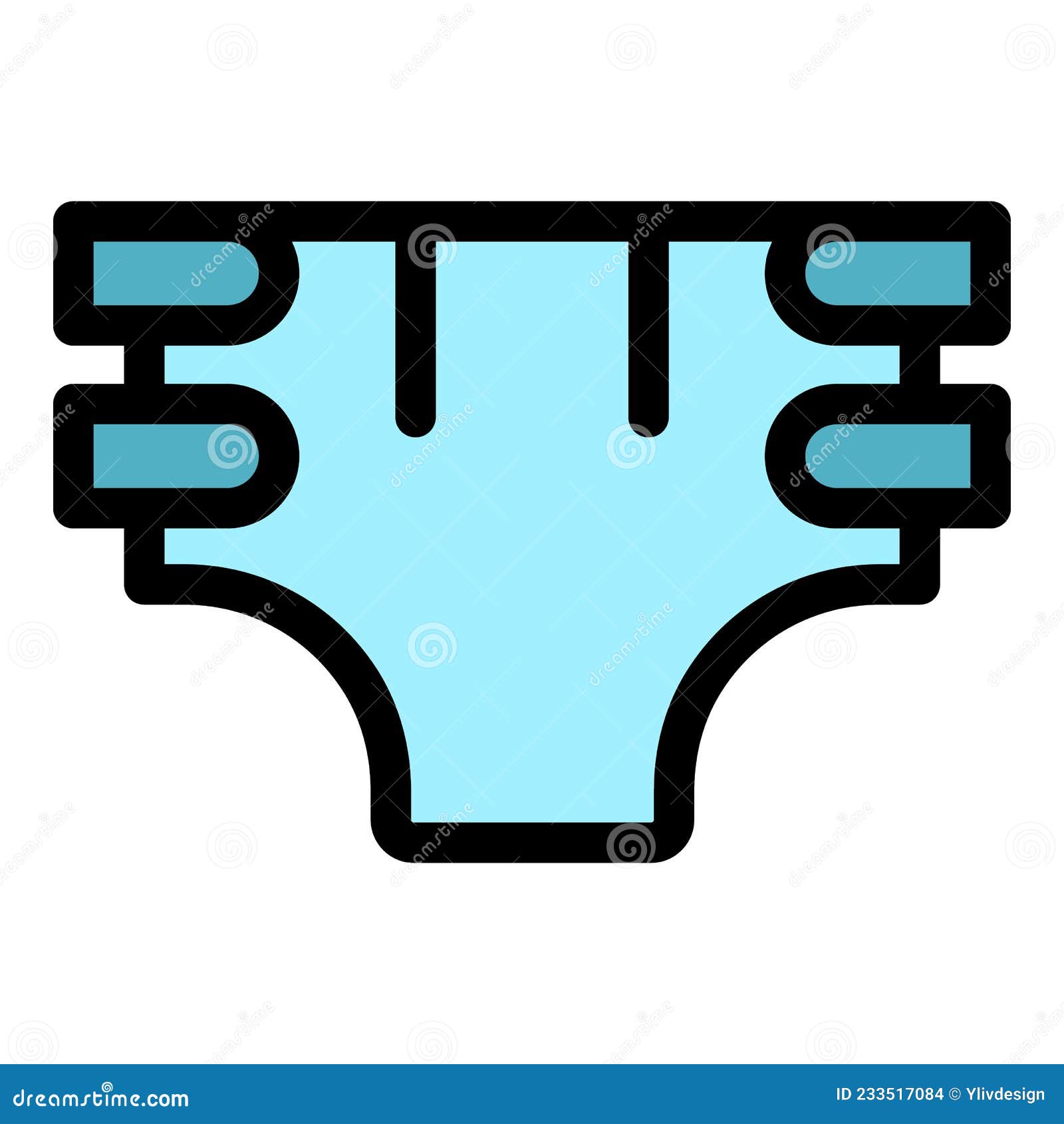 Nappy Or Diaper Illustration Cartoon Vector | CartoonDealer.com #12177865