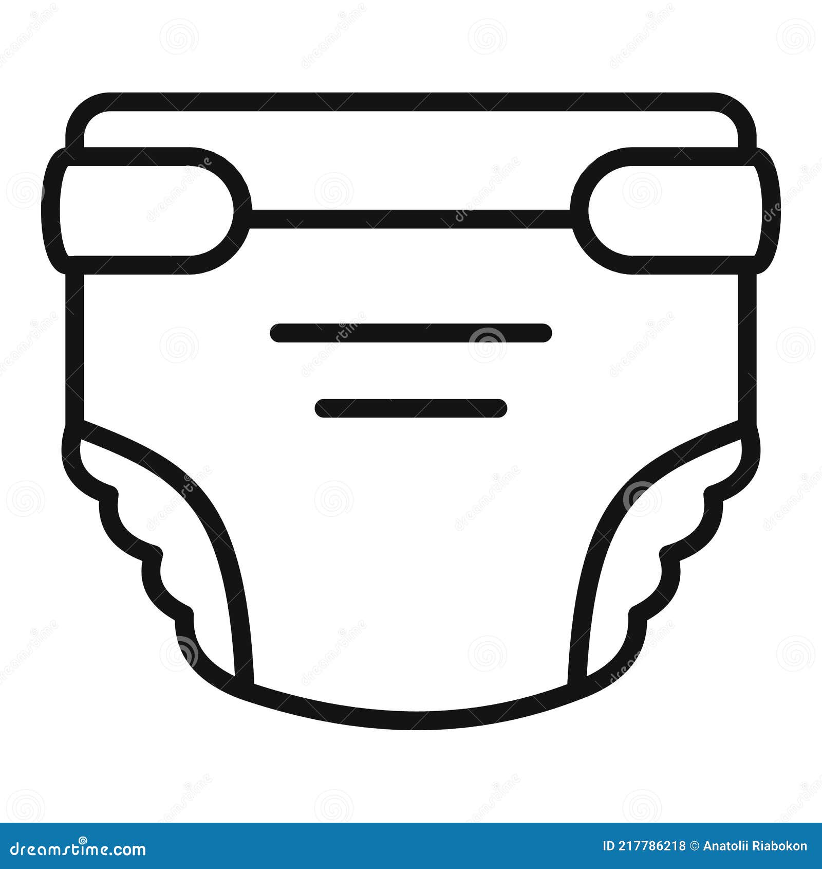 Nappy Or Diaper Illustration Cartoon Vector | CartoonDealer.com #12177865