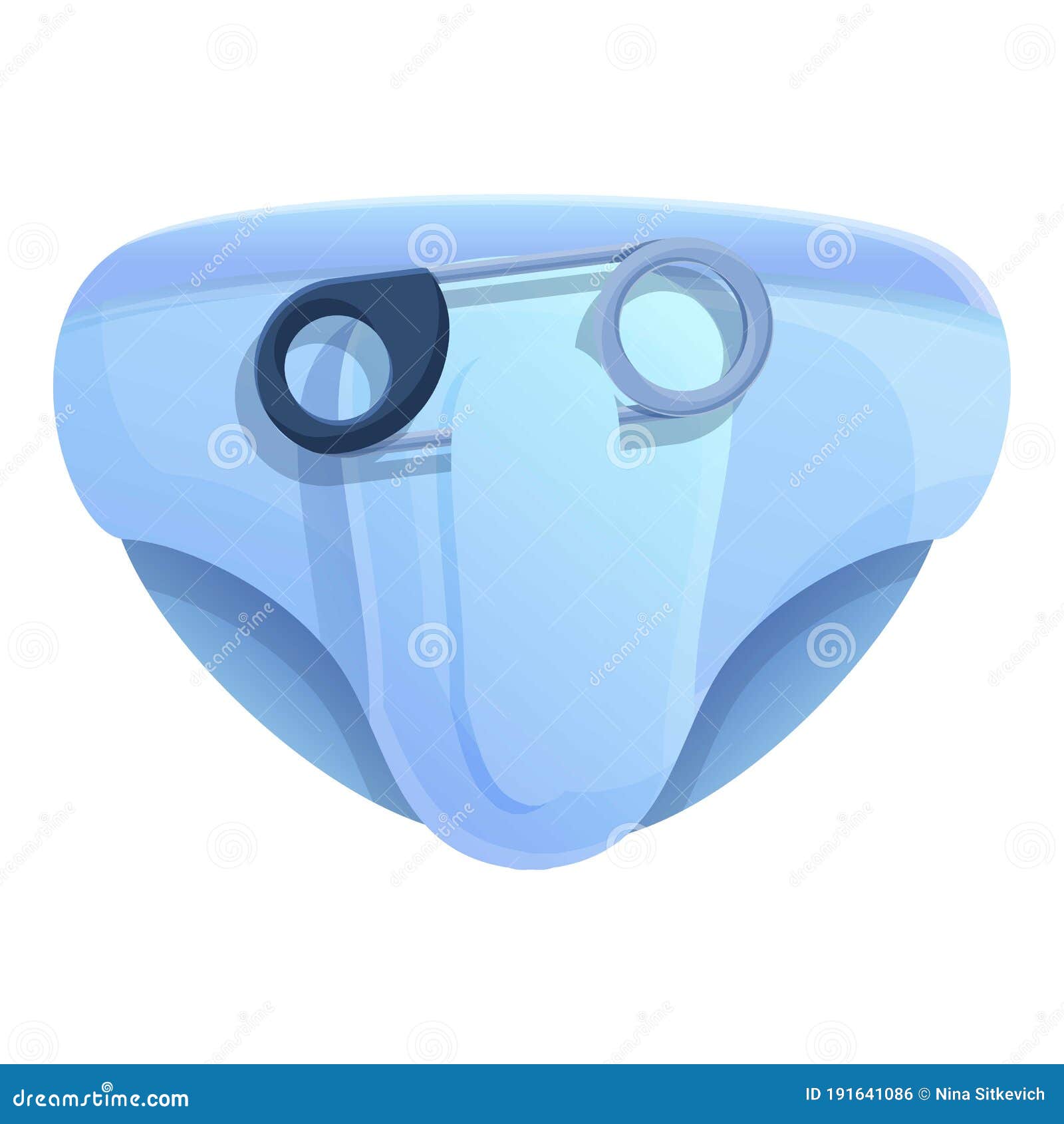 Nappy icon, cartoon style stock vector. Illustration of comfortable ...