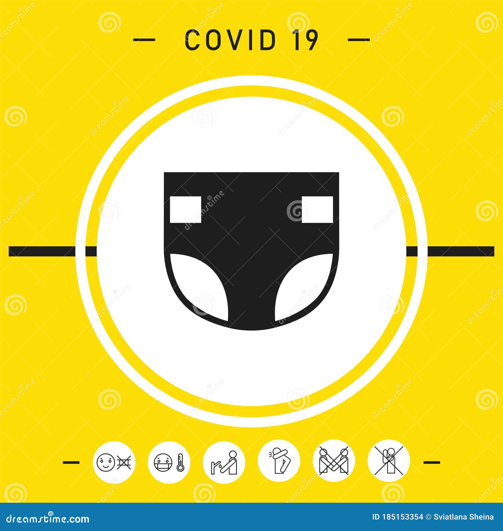 Nappy Icon Symbol. Graphic Elements for Your Design Stock Vector ...