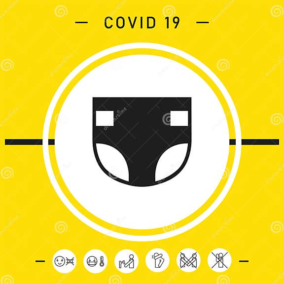 Nappy Icon Symbol. Graphic Elements for Your Design Stock Vector ...