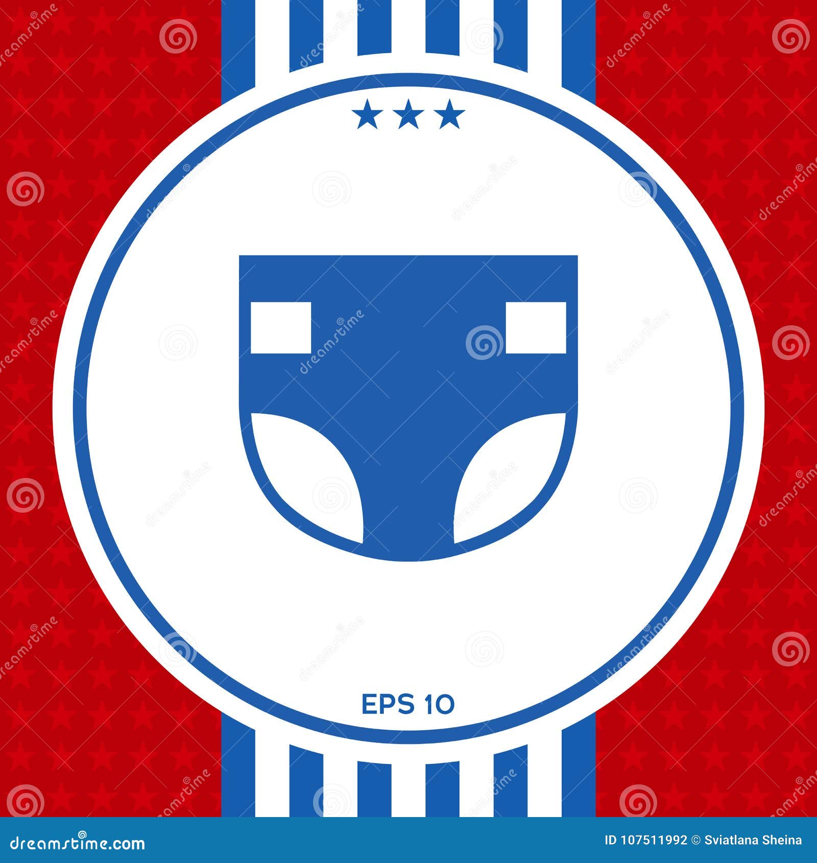 Nappy symbol icon stock vector. Illustration of toddler - 107511992