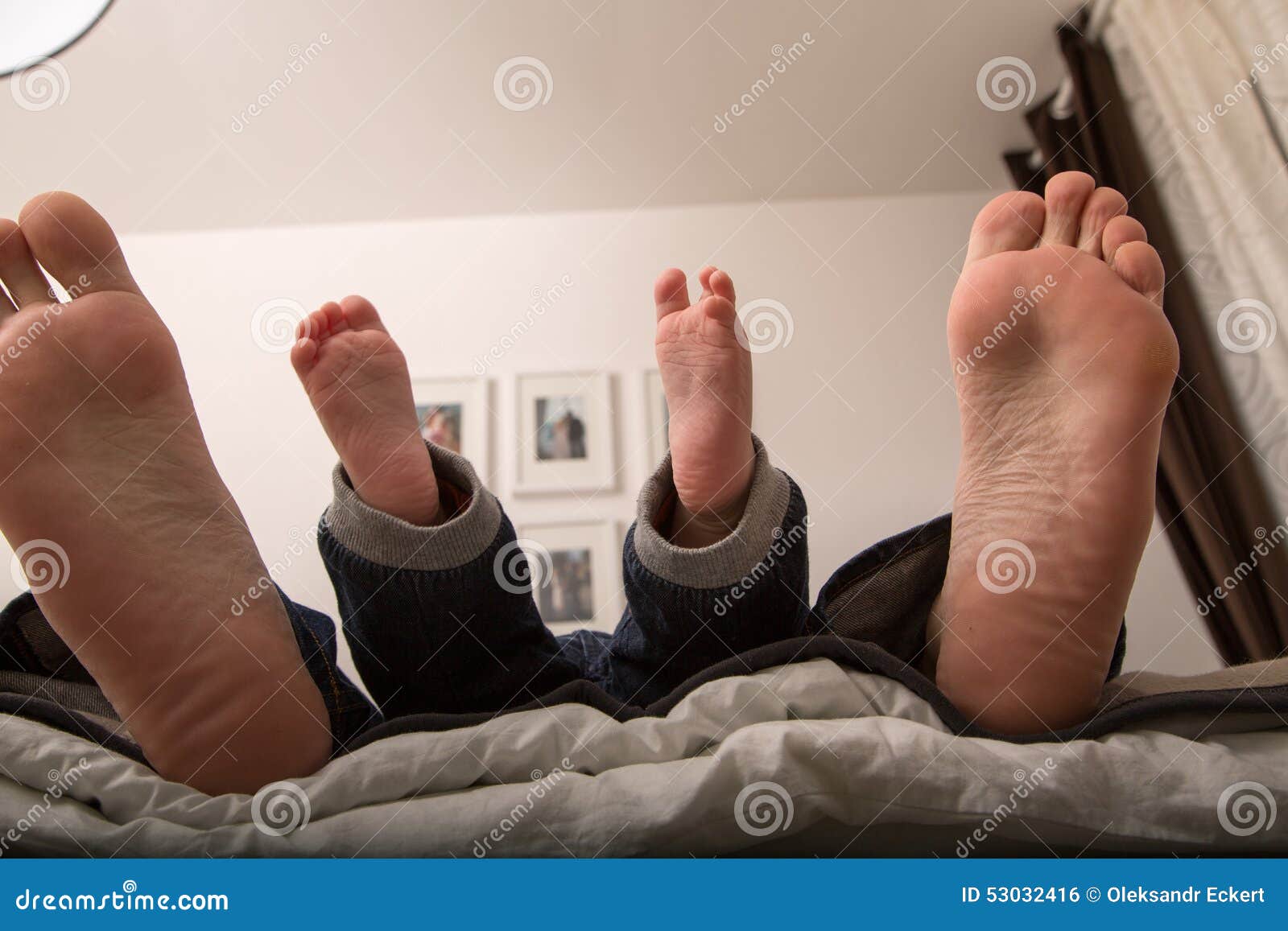 Naptime, Like Father, Like Son. Stock Photo - Image of baby, innocent ...