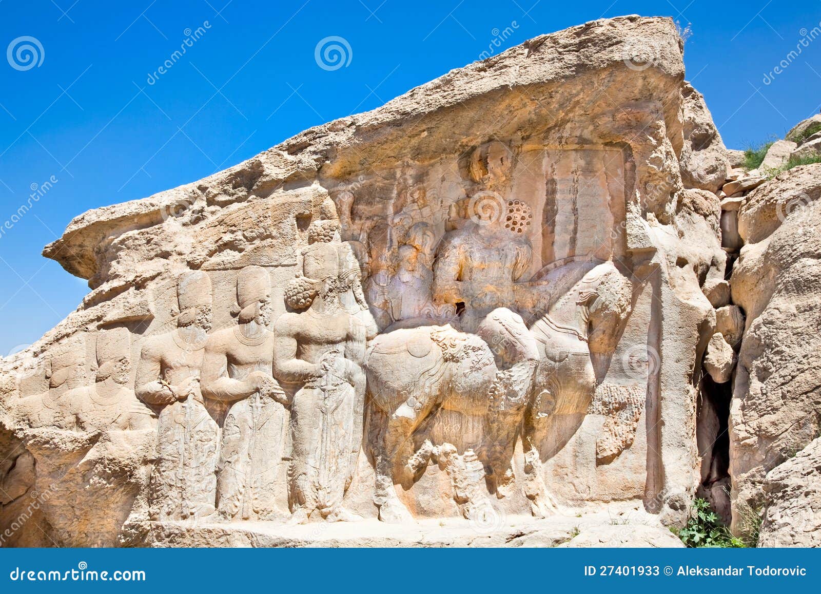 Naqsh-e Rajab Complex. Iran Stock Image - Image of cultural, hill: 27401933