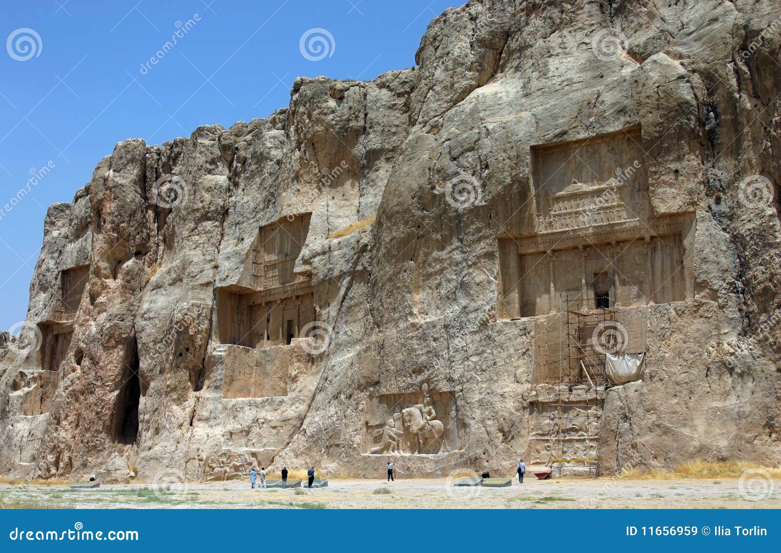 Naqsh-e Rostam, Tombs Of Persian Kings, Iran Royalty-Free Stock ...