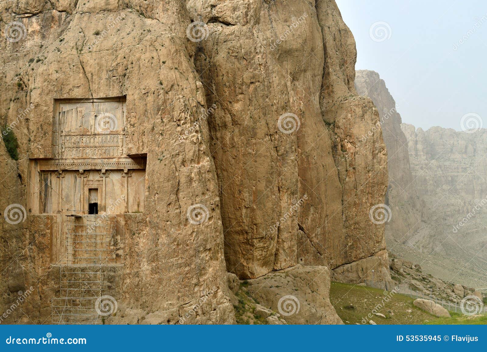 Naqsh-e Rustam Persian Ancient Necropolis Persepolis In Fars Province ...