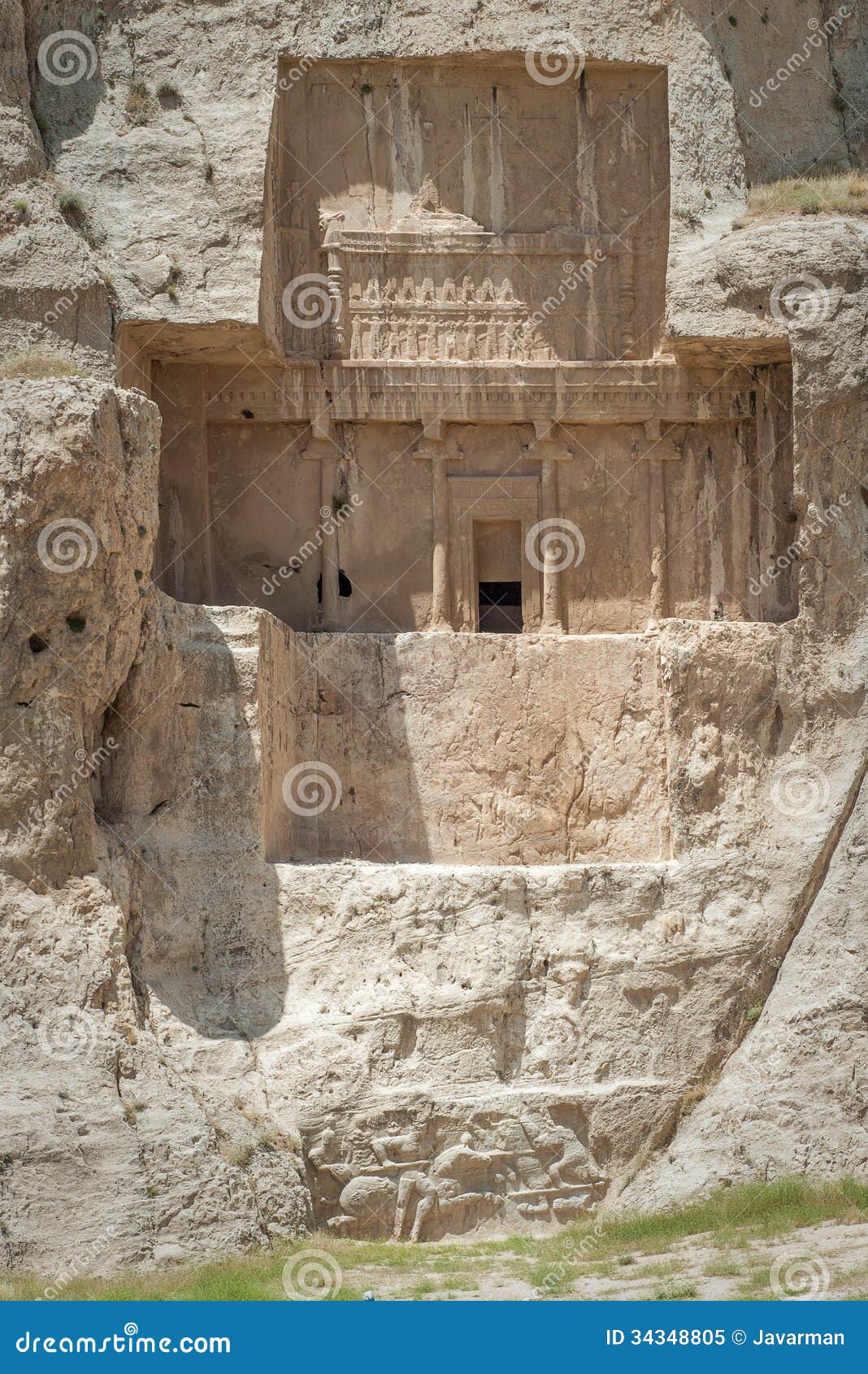 Naqsh-e Rustam Ancient Necropolis, Pars Province, Iran Stock Image ...
