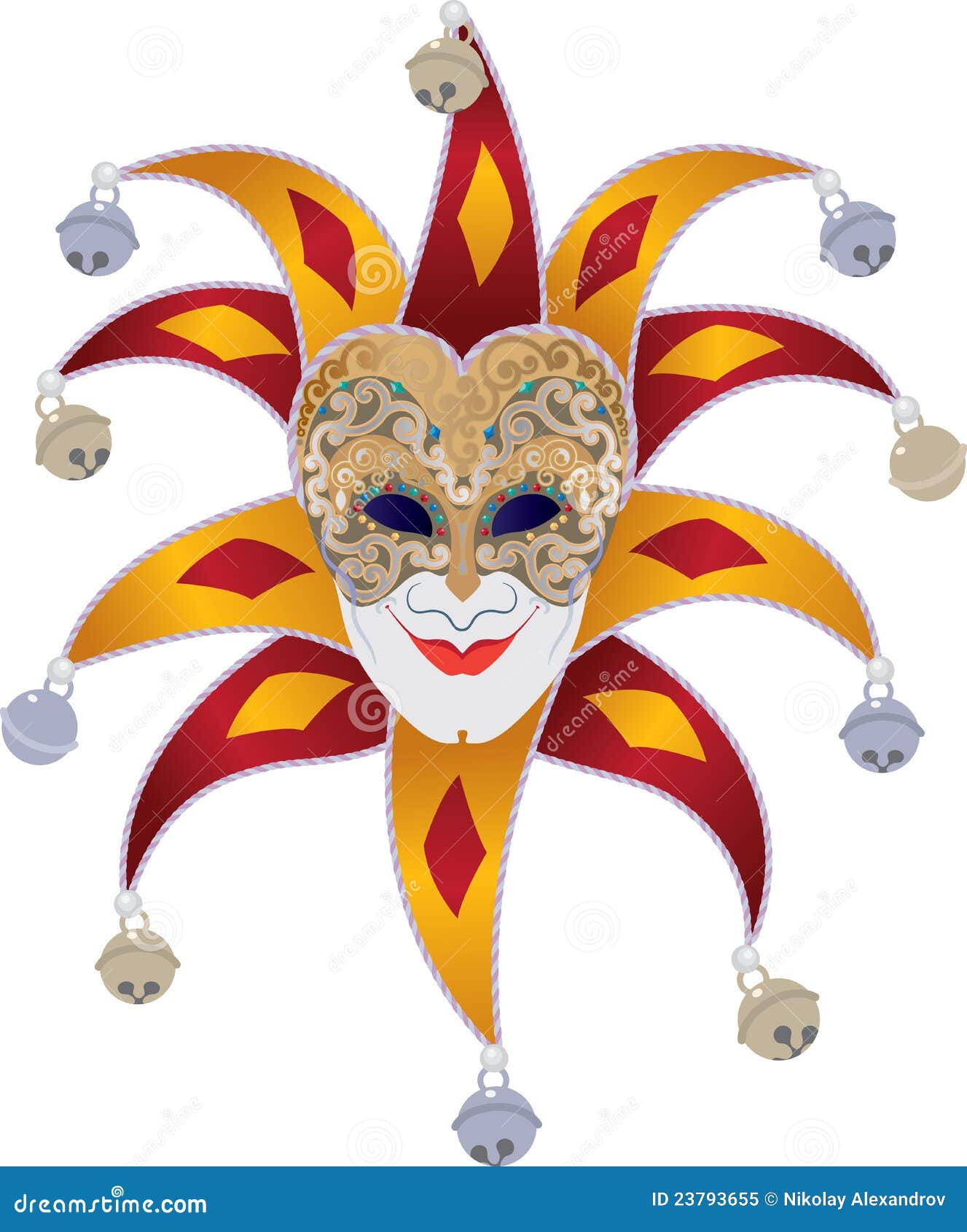 Nar stock illustratie. Illustration of carnaval, gelach - 23793655