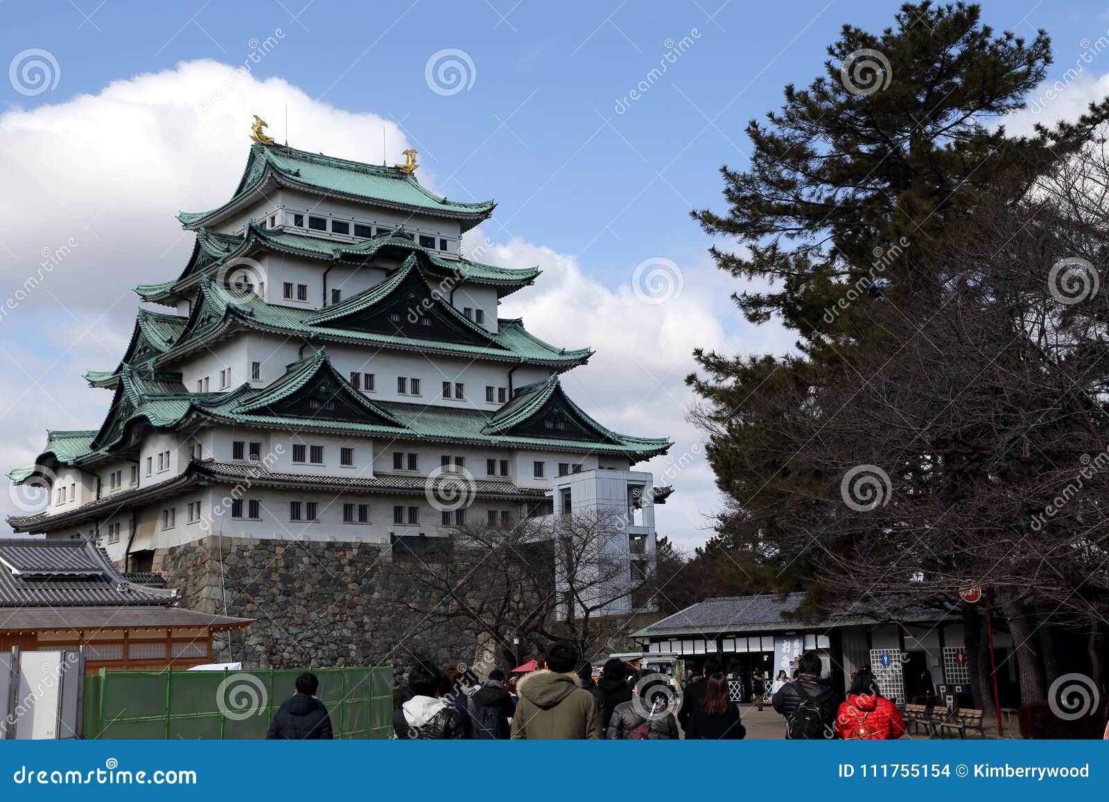 Nara Castle imagen de archivo editorial. Imagen de invierno - 111755154