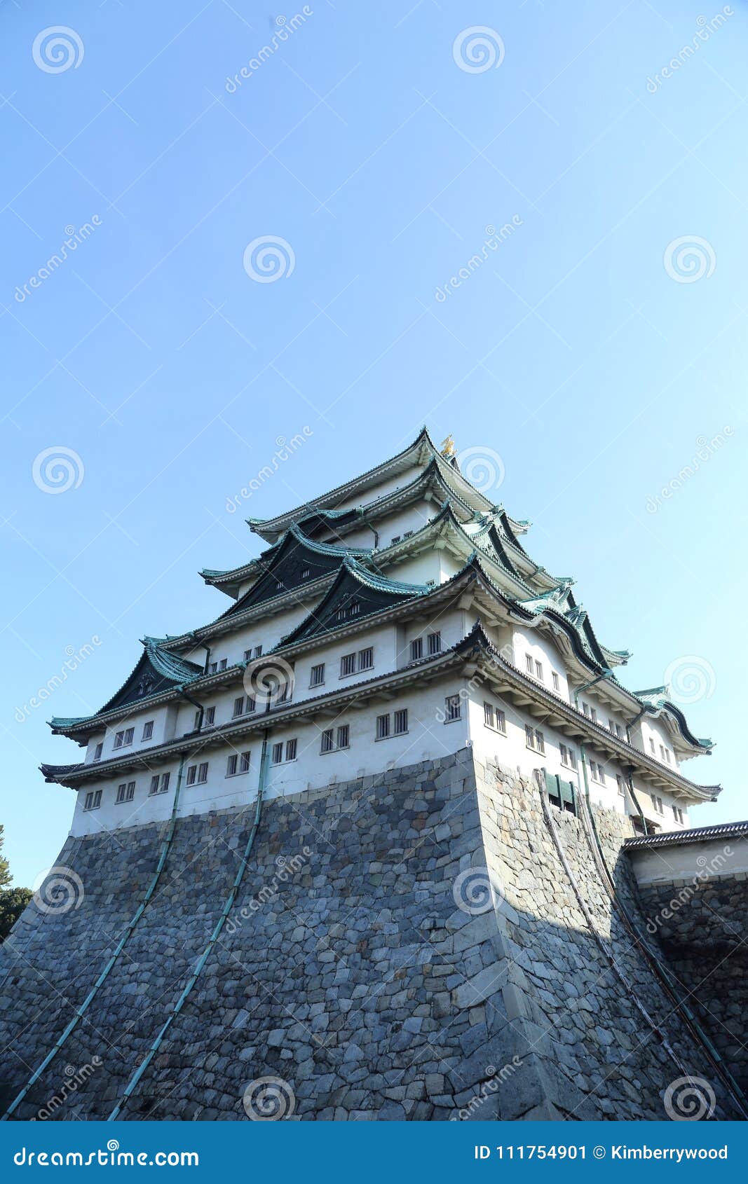 Nara Castle. stock image. Image of heritage, japanese - 111754901