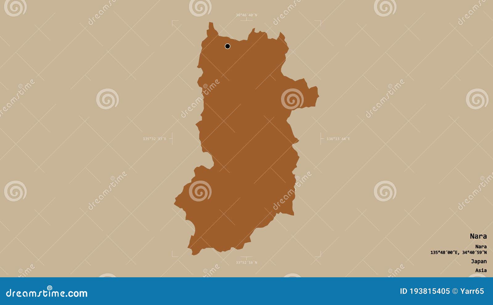 Nara - Japan. Bounding Box. Pattern Stock Illustration - Illustration ...