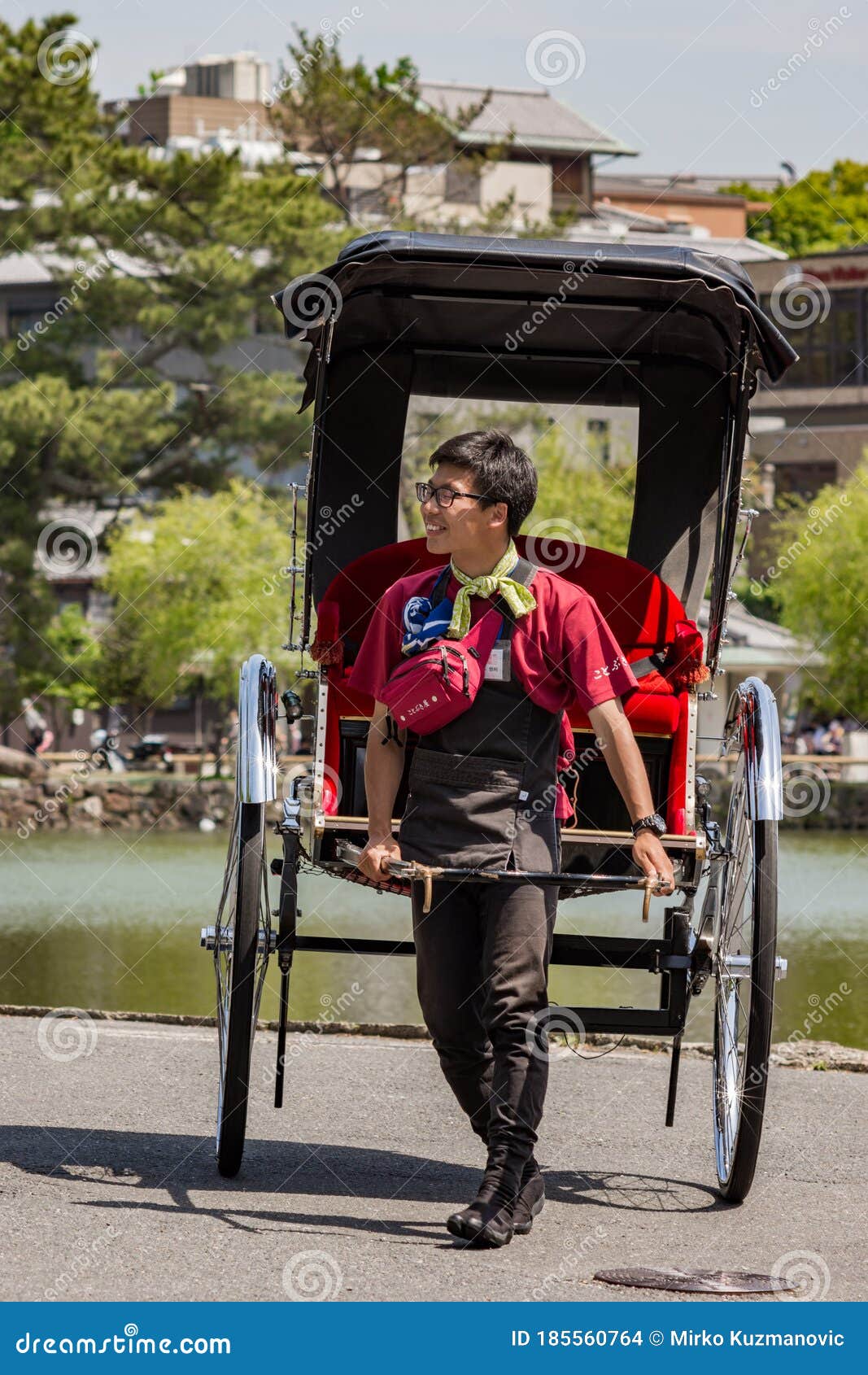 Rickshaw In Nara, Japan Editorial Image | CartoonDealer.com #43068890