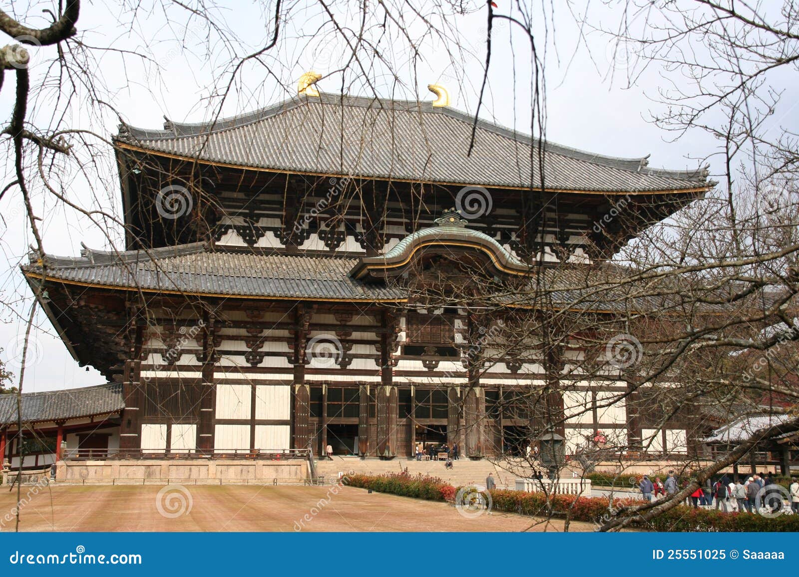 Nara temple, japan stock image. Image of japan, building - 25551025