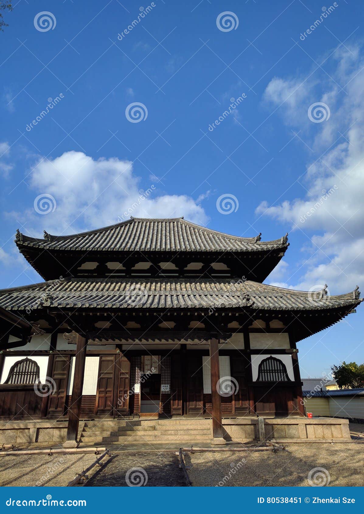 Nara Temple stock image. Image of temple, park, sunny - 80538451