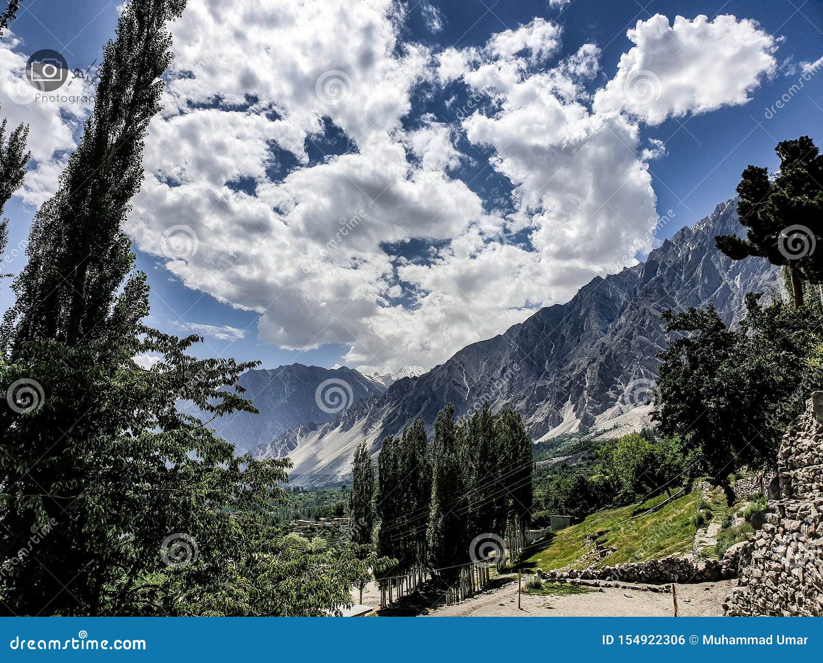 Naran Valley stock photo. Image of clouds, beauty, naran - 154922306