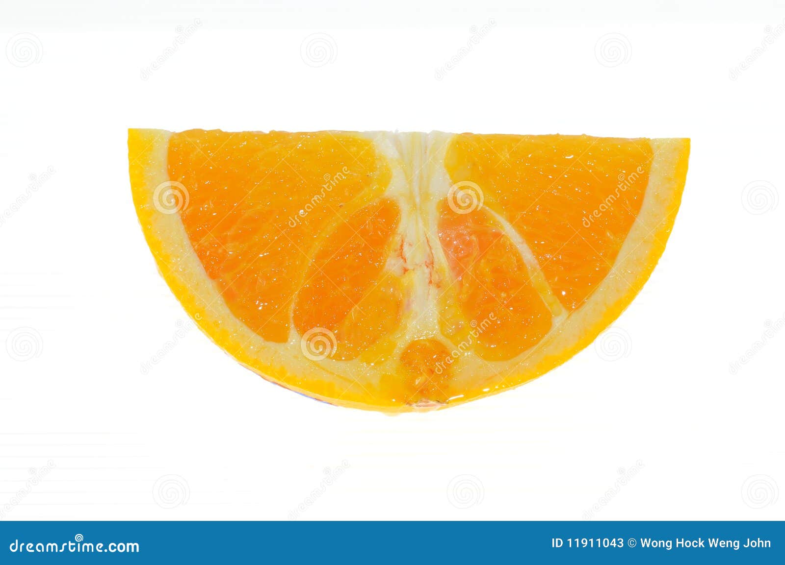 Naranja Cortada Cuarto En El Vector Imagen de archivo - Imagen de sano ...