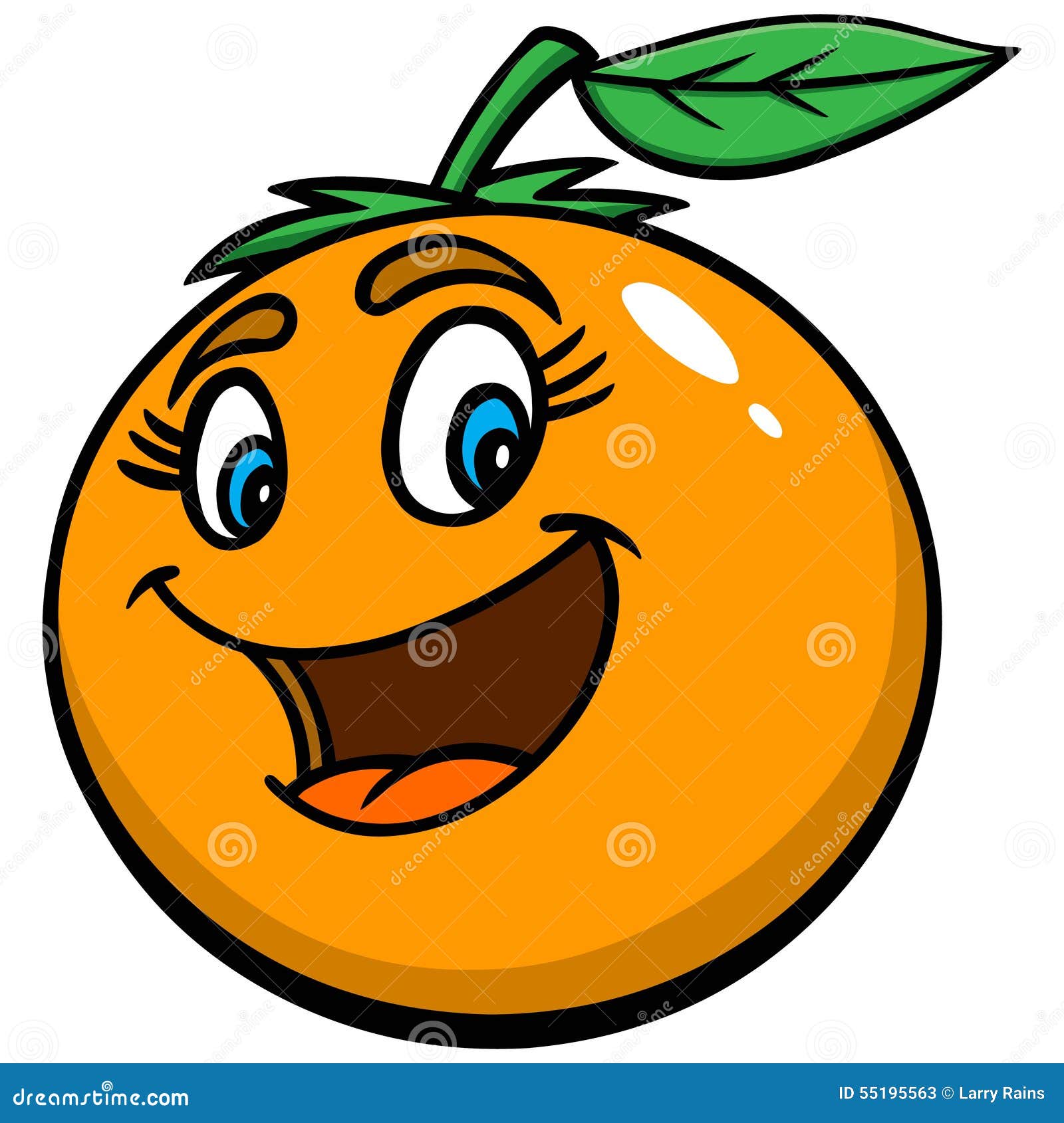 Naranja Cutie De La Florida Ilustración del Vector - Ilustración de ...