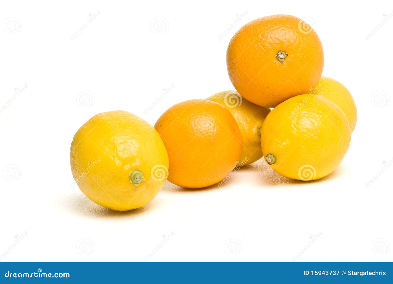 Naranja y limón imagen de archivo. Imagen de aislado - 15943737