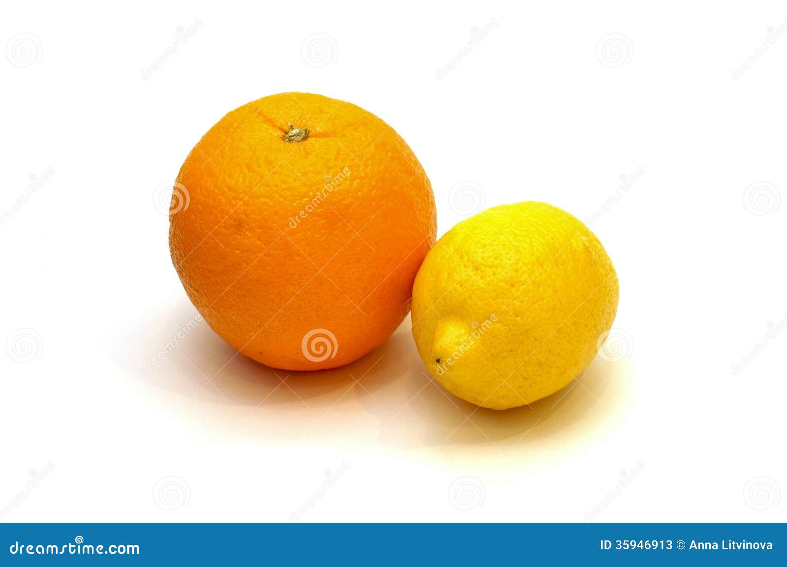 Naranja y limón imagen de archivo. Imagen de grande, anaranjado - 35946913