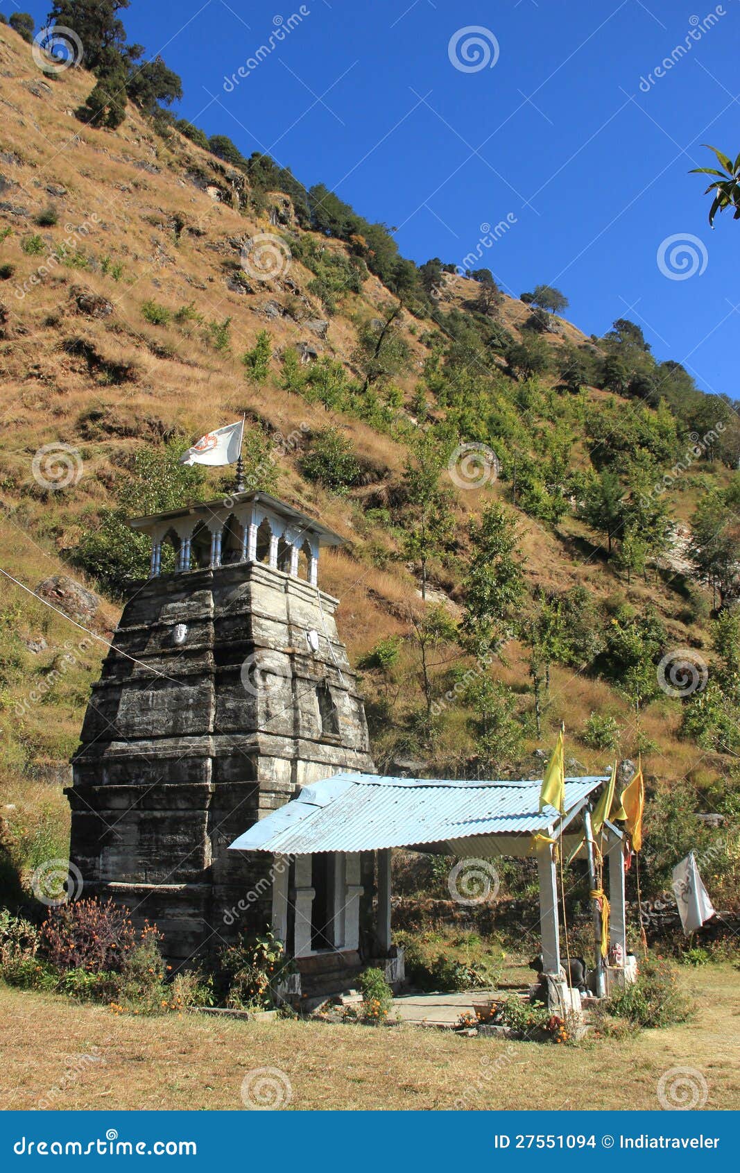 Narayan Temple in Sarigam. stock photo. Image of walking - 27551094