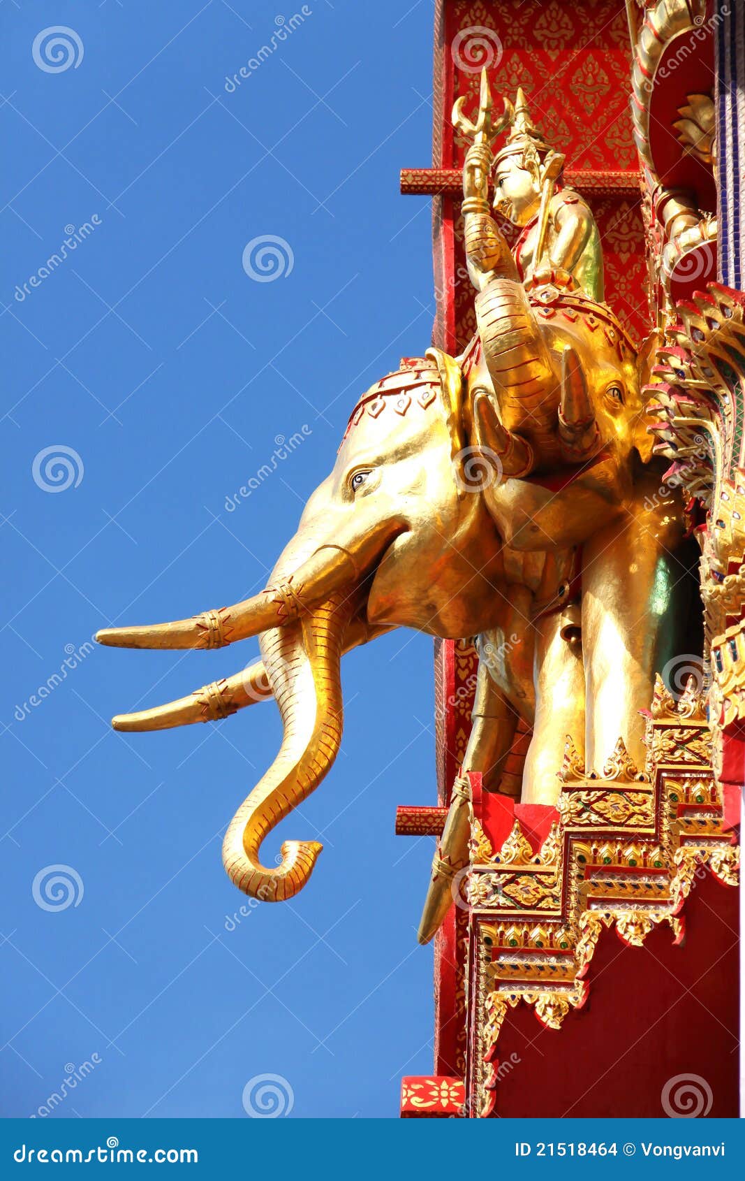 Narayana und Arawan. stockfoto. Bild von heilig, aufwendig - 21518464