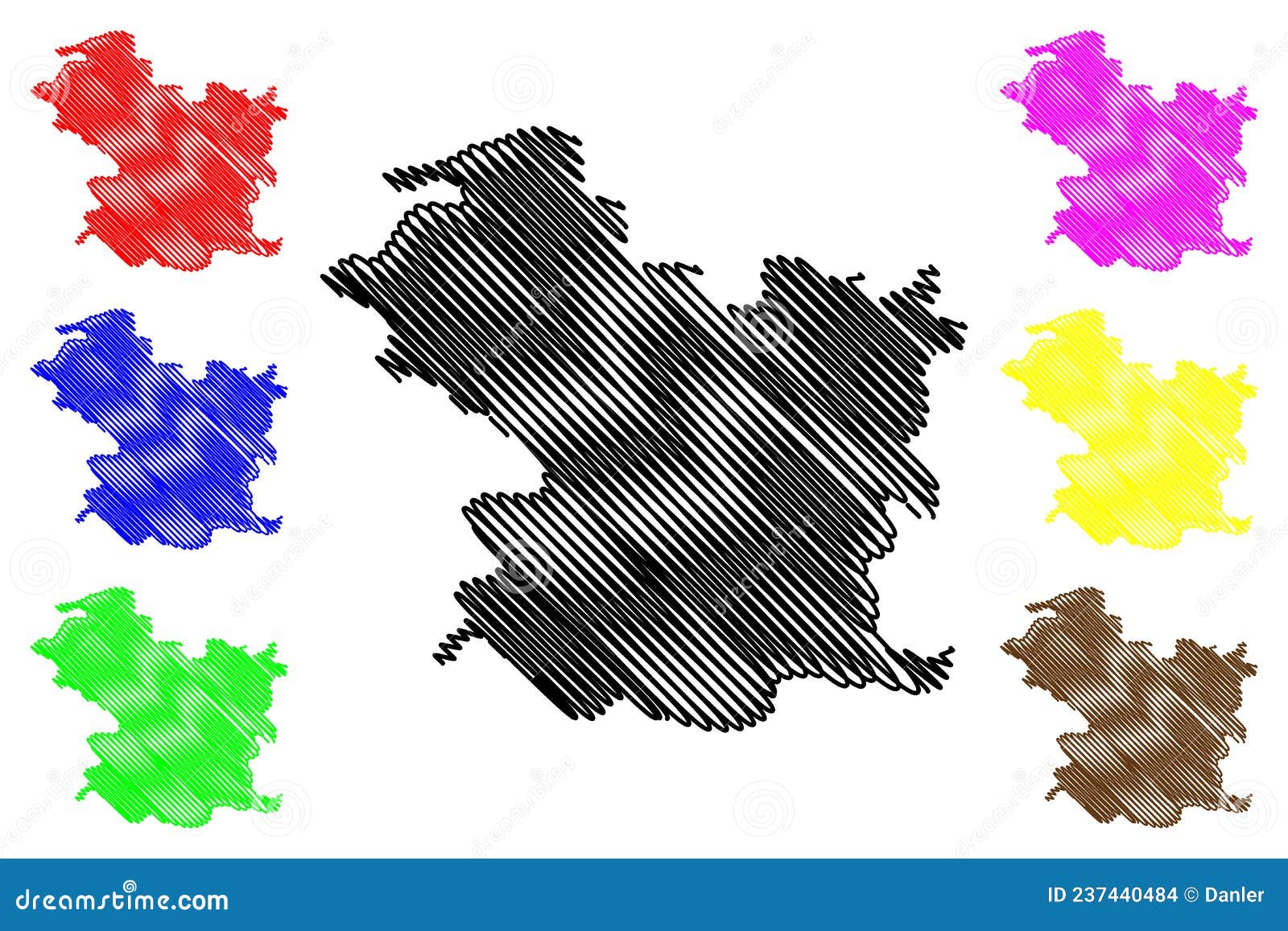 Bastar District Chhattisgarh State, Division, Republic Of India Map ...