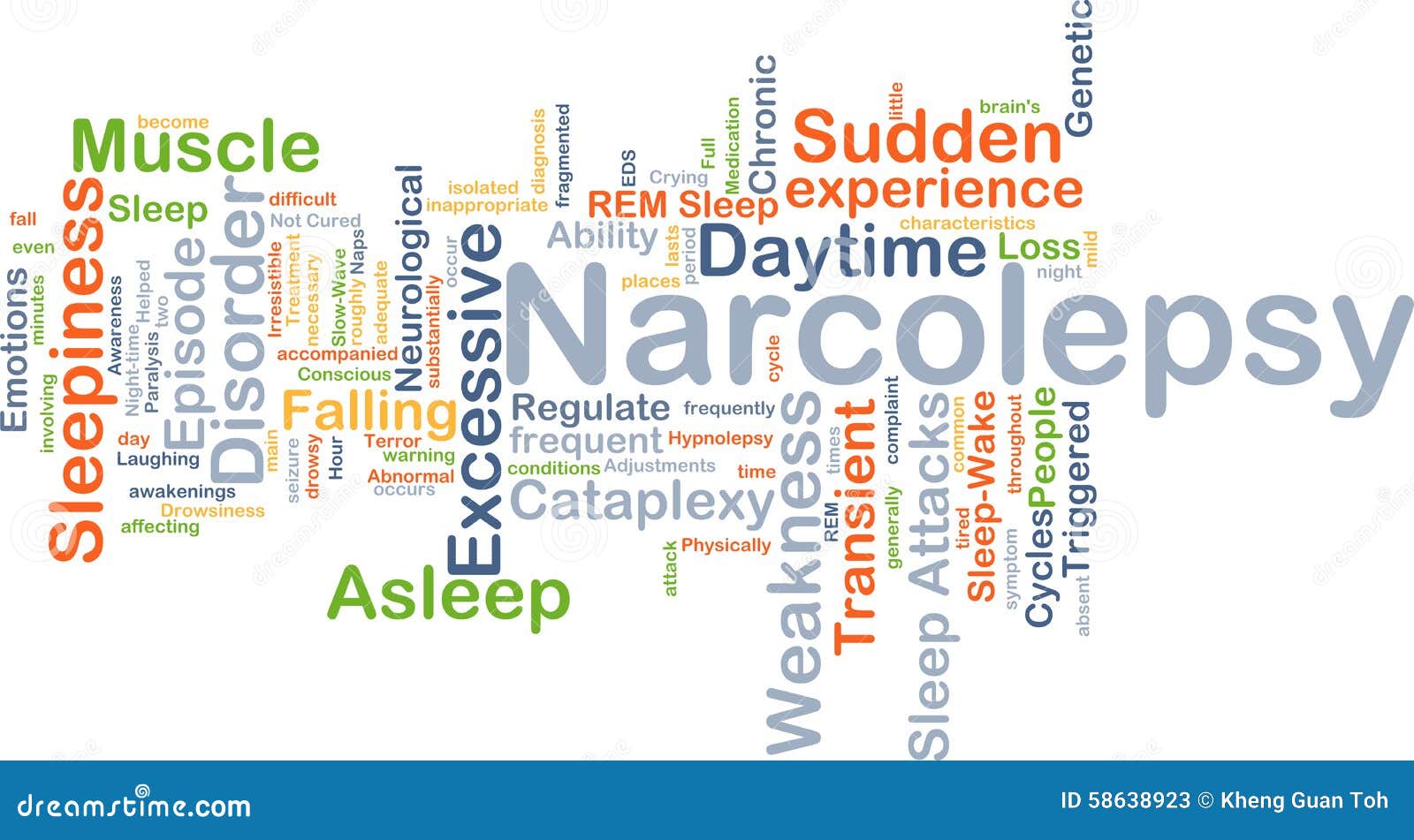 Narcolepsy Background Concept Stock Illustration - Illustration of ...