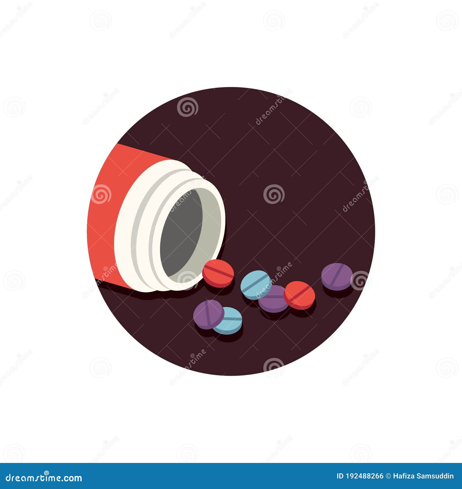 Narcotics. Vector Illustration Decorative Design Stock Vector ...