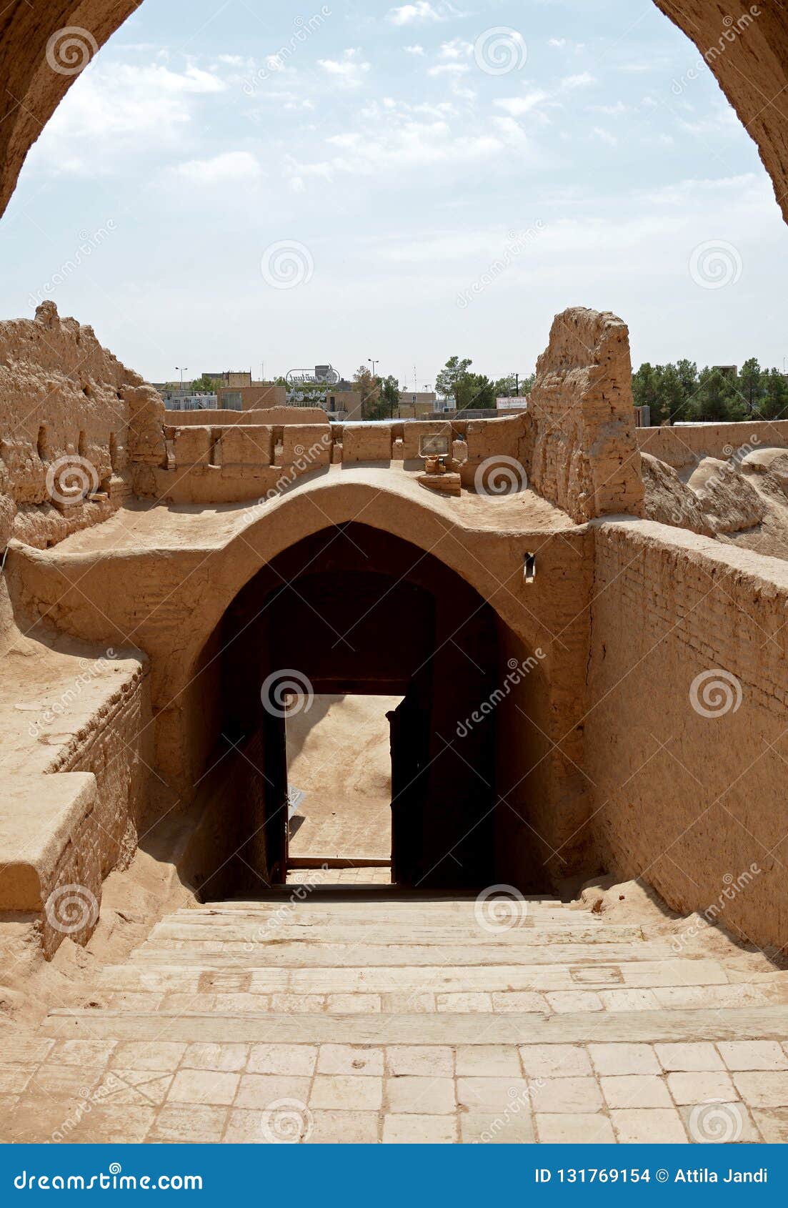The Narin Fort, Meybod, Iran Stock Photo - Image of fort, iranian ...
