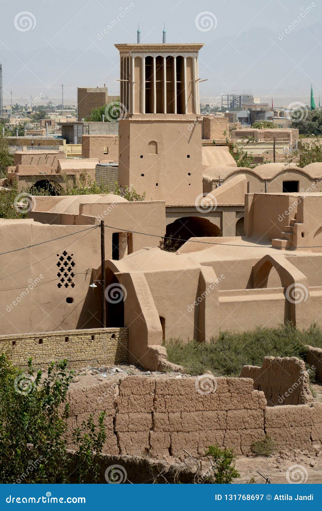 The Narin Fort, Meybod, Iran Stock Image - Image of protection ...