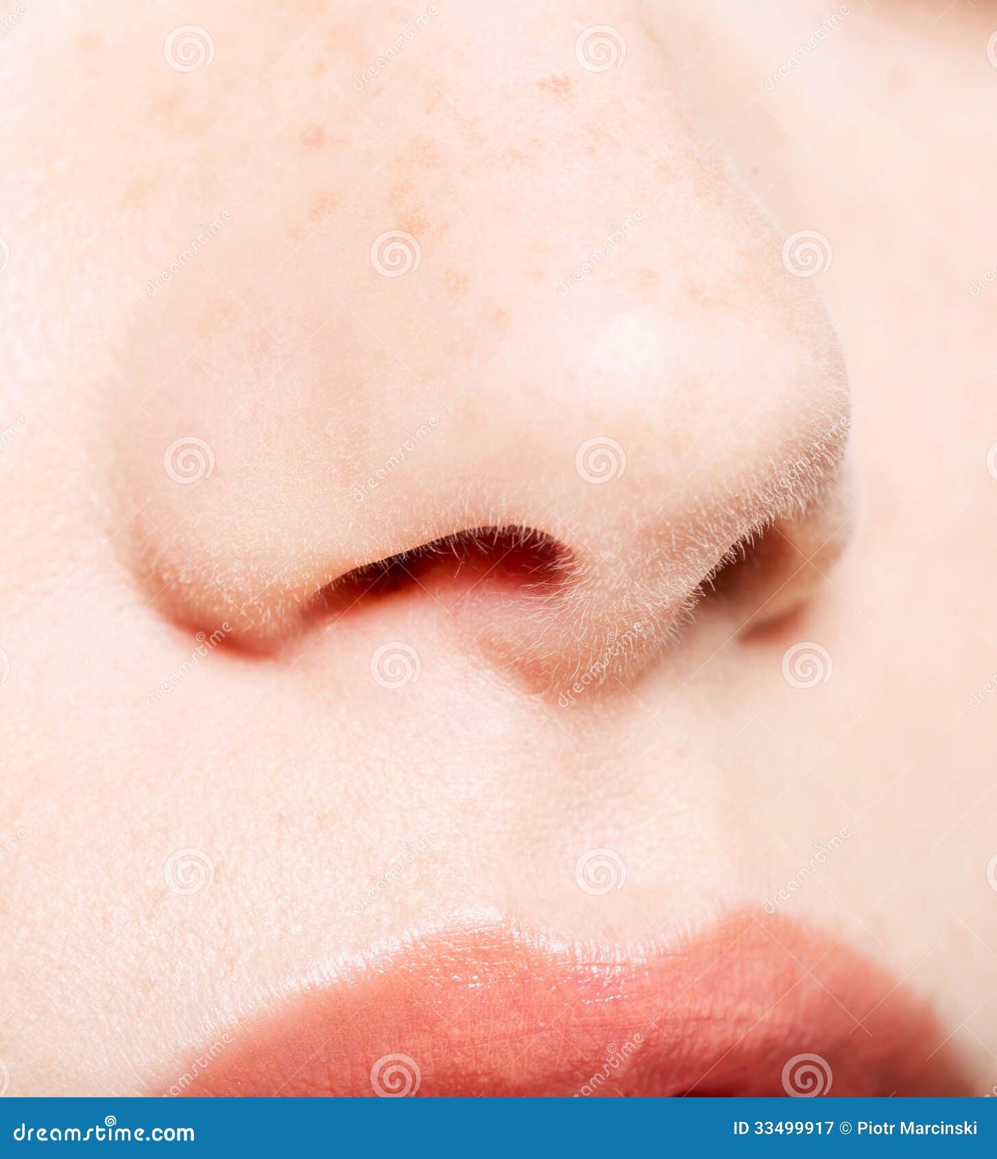 Nariz humano imagem de stock. Imagem de medicina, naughty - 33499917