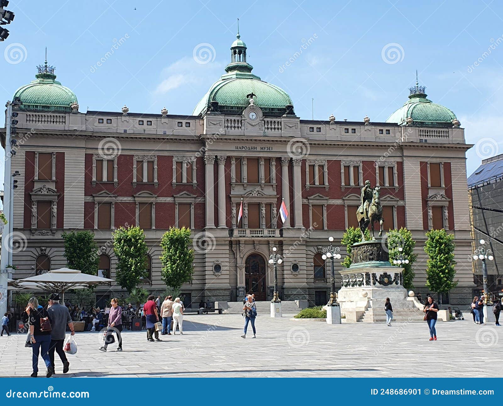 National museum Belgrade editorial photo. Image of monument - 248686901