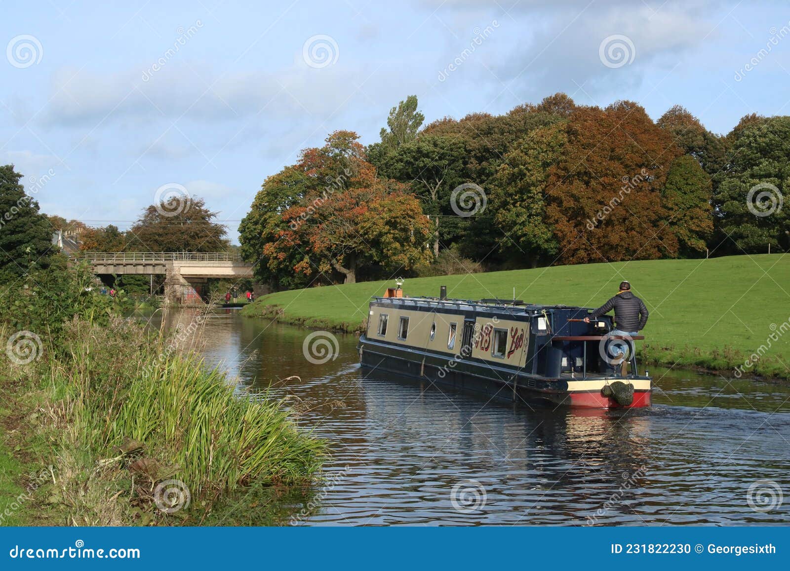 Narrow Boat Editorial Image | CartoonDealer.com #54798814