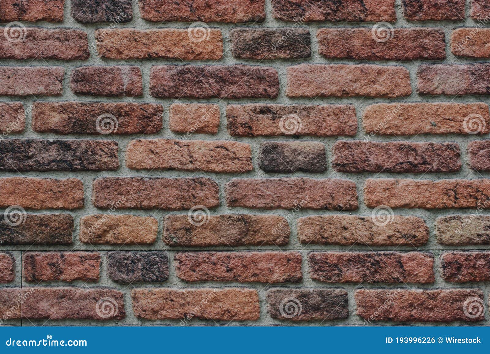 Narrow brick wall texture stock photo. Image of construction - 193996226