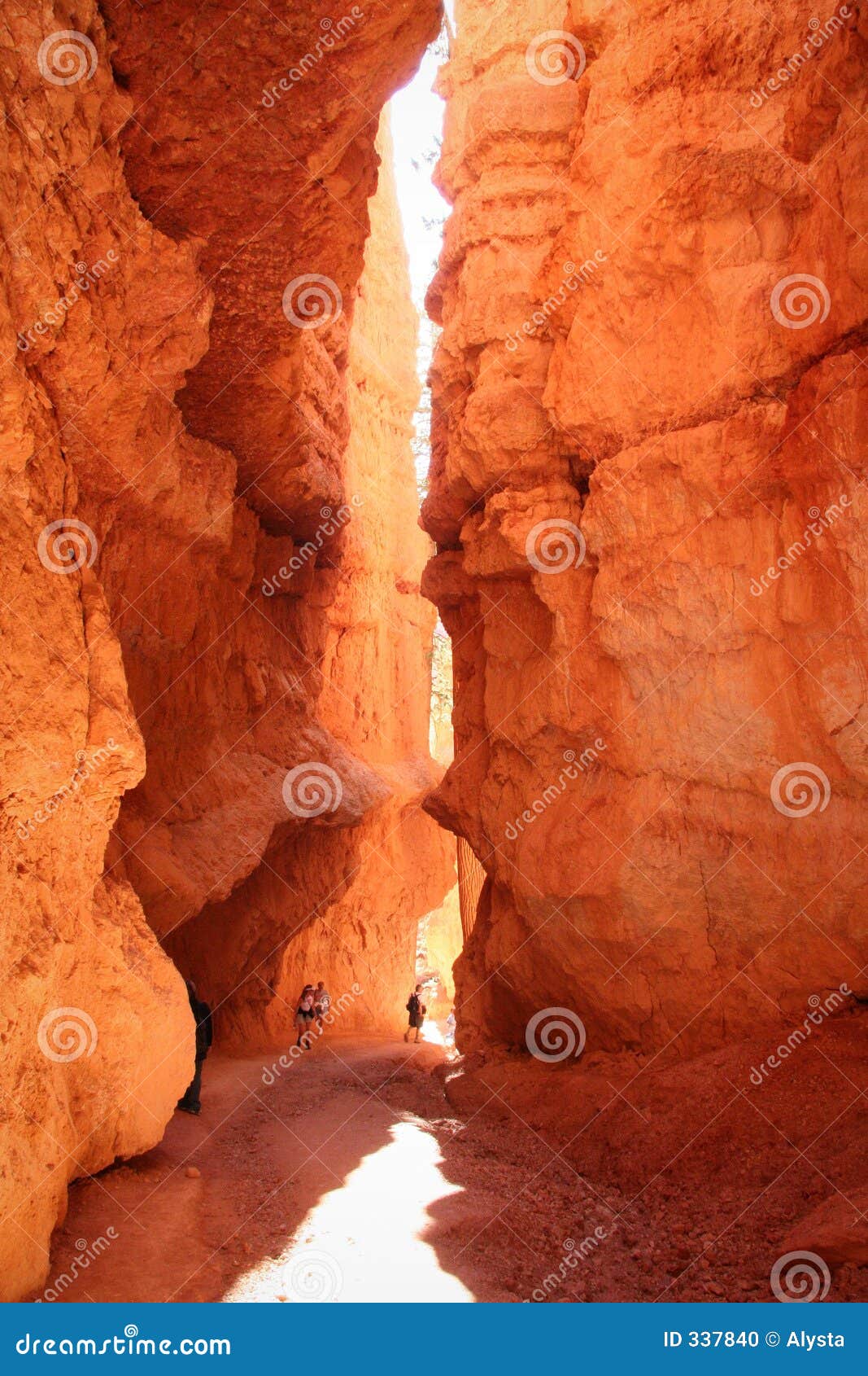 A Narrow Canyon On Kasha-Katuwe/Tent Rocks National Monument Stock ...
