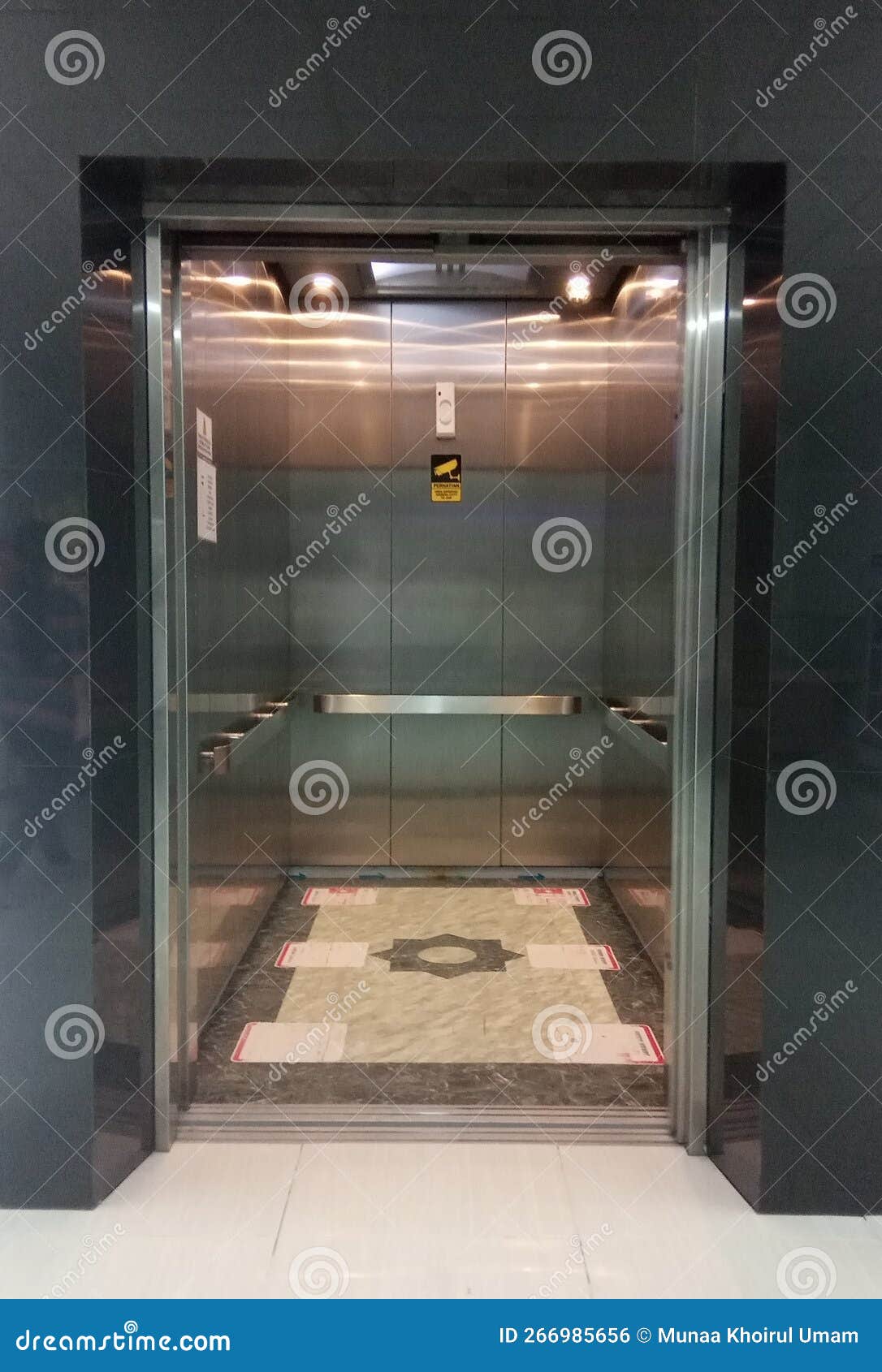 Narrow elevator space stock photo. Image of elevator - 266985656