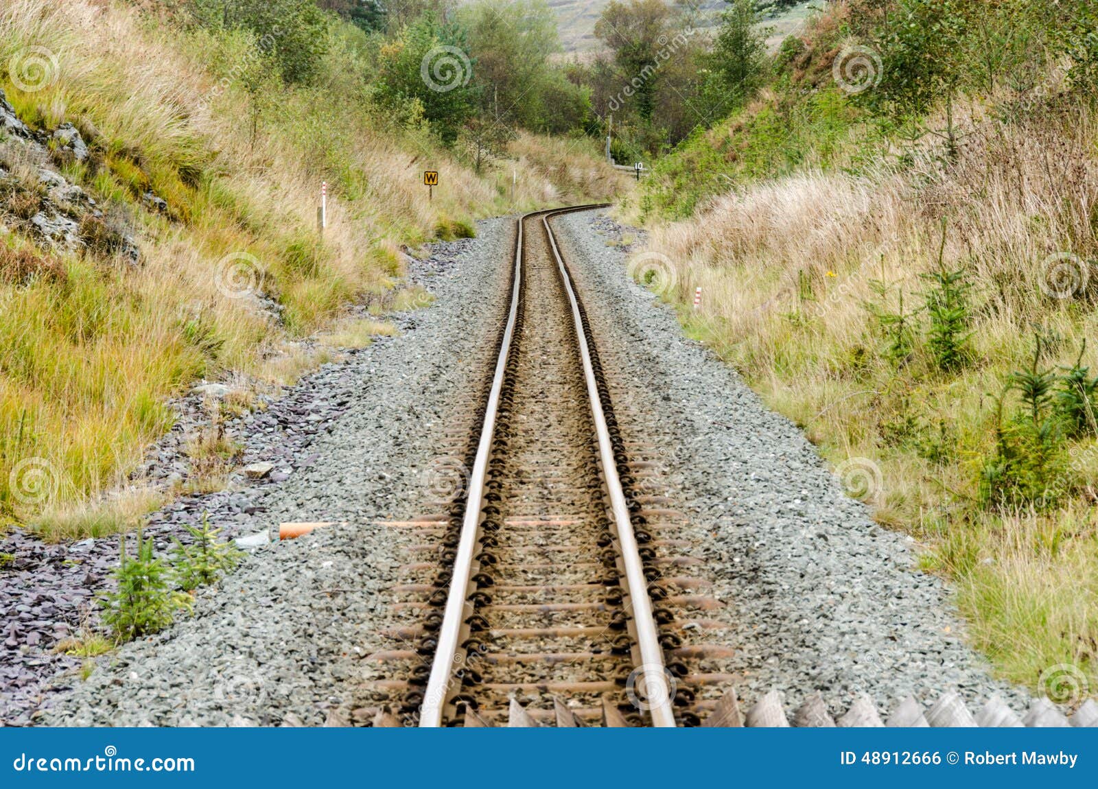 Narrow Gauge Railway stock photo. Image of curve, ballast - 48912666