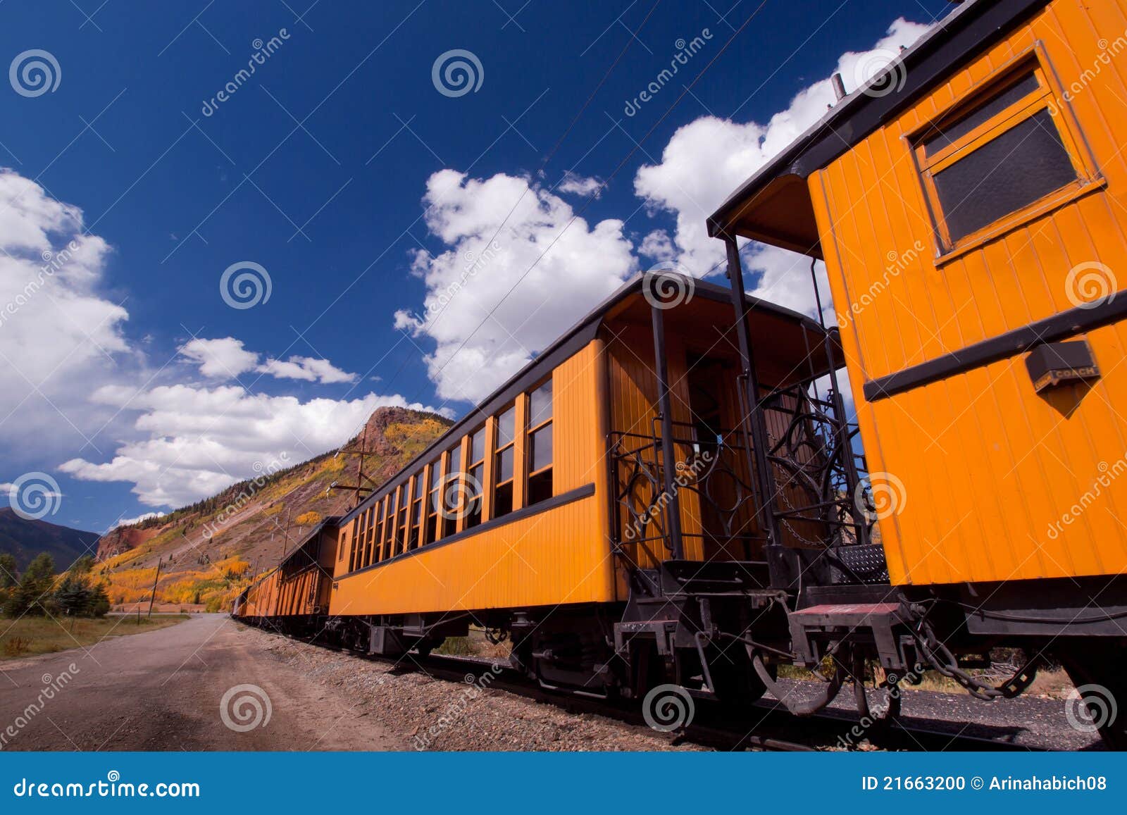 Narrow Gauge Train Stock Photography | CartoonDealer.com #21663200