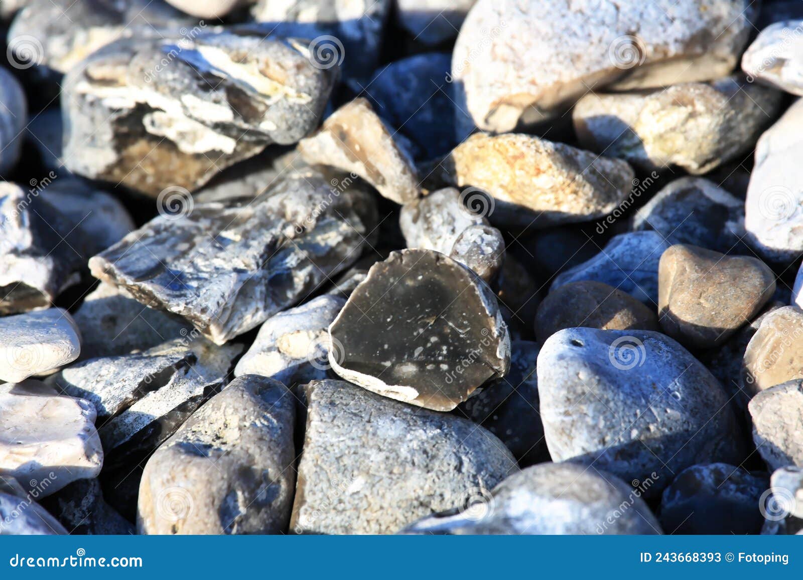 Narrow Heath with Flint Fields Stock Image - Image of place, travel ...
