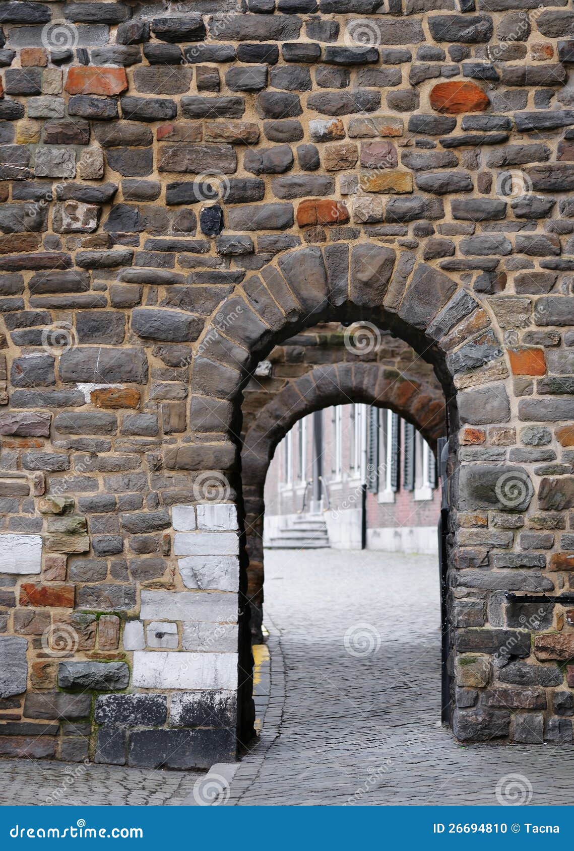 Narrow medieval gate stock photo. Image of gothic, legend - 26694810
