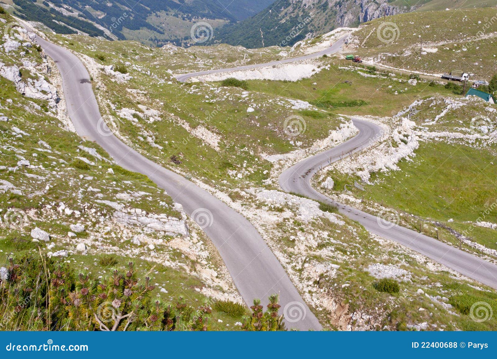 Narrow Mountains Route. Landscape - Montenegro. Stock Photo - Image of ...