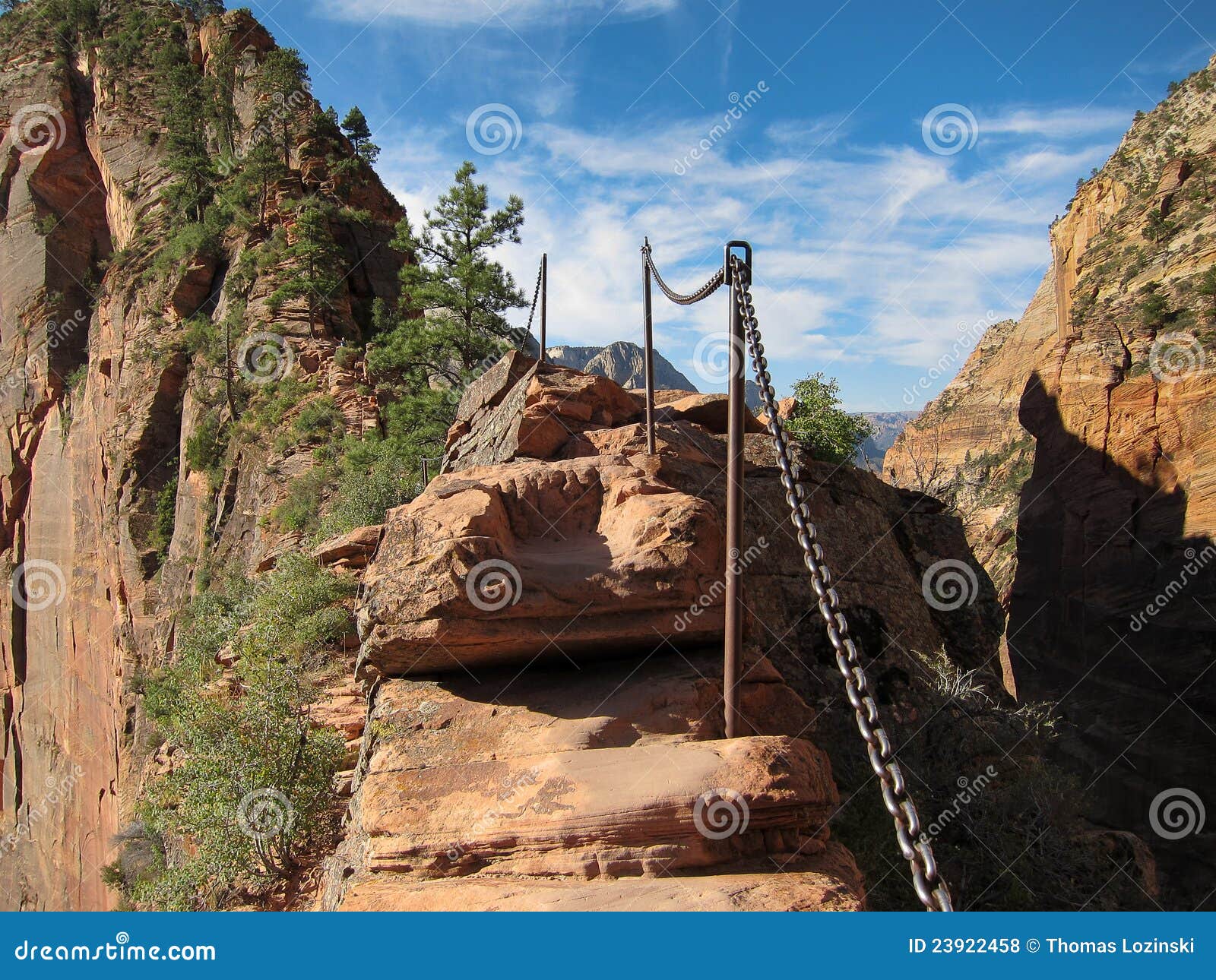 Narrow path stock photo. Image of park, heights, nature - 23922458