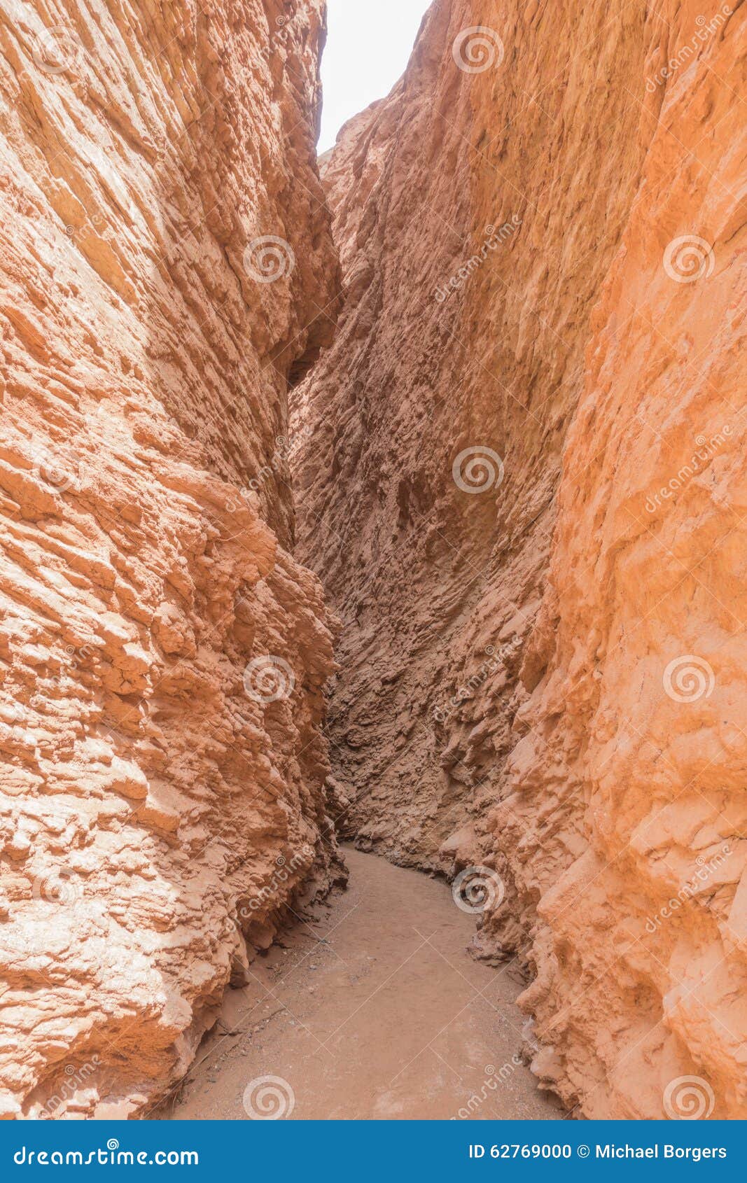 Narrow Path through Steep Red Mountain Stock Photo - Image of outdoor ...